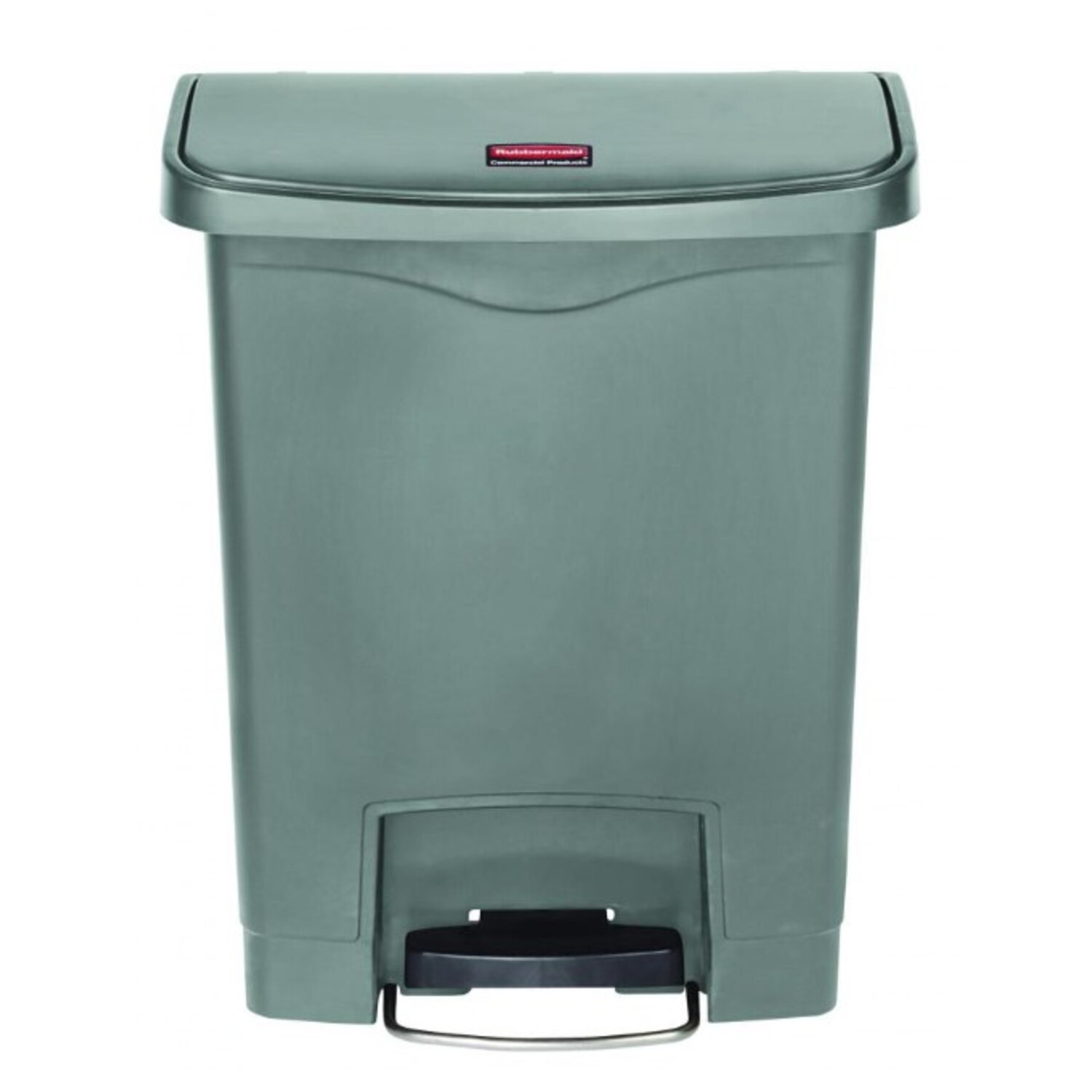 Rubbermaid Streamline Bin 30L Step-On Resin Front Step Grey - Impact