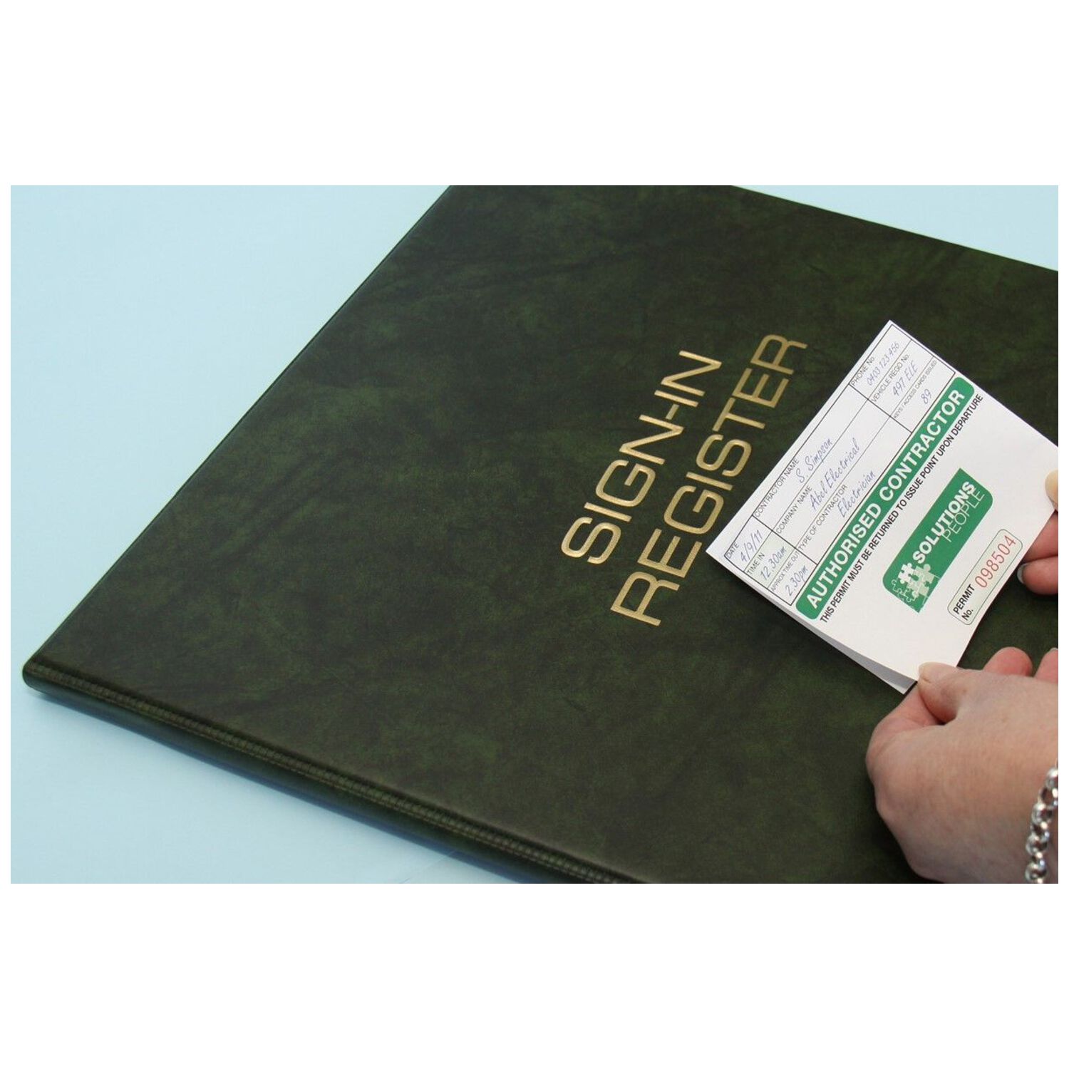 Large Contractor Permit Book Folder - Impact
