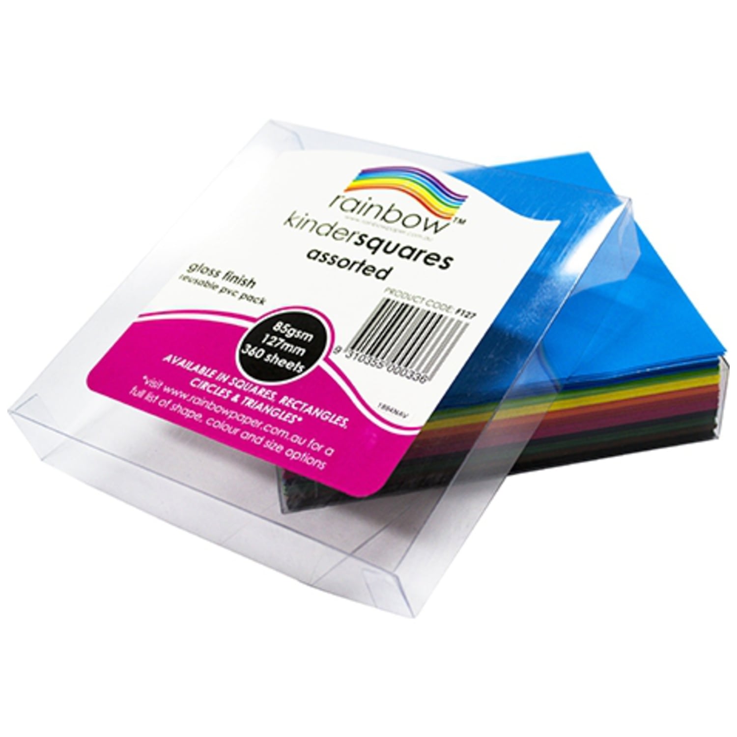 Brenex Glossy Squares 127 x 127mm Single sided - Assorted 360 sheets ...