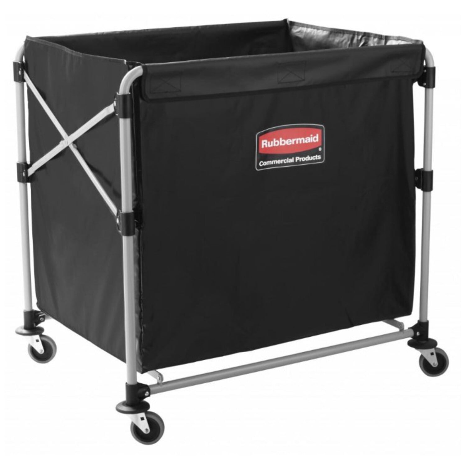 Rubbermaid Collapsible X Cart 8 Bushels Single Stream Black - Impact