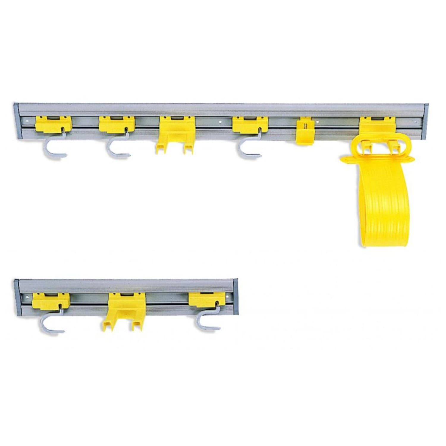 Rubbermaid 86Cm Closet Organiser / Tool Holder Kit Grey - Impact