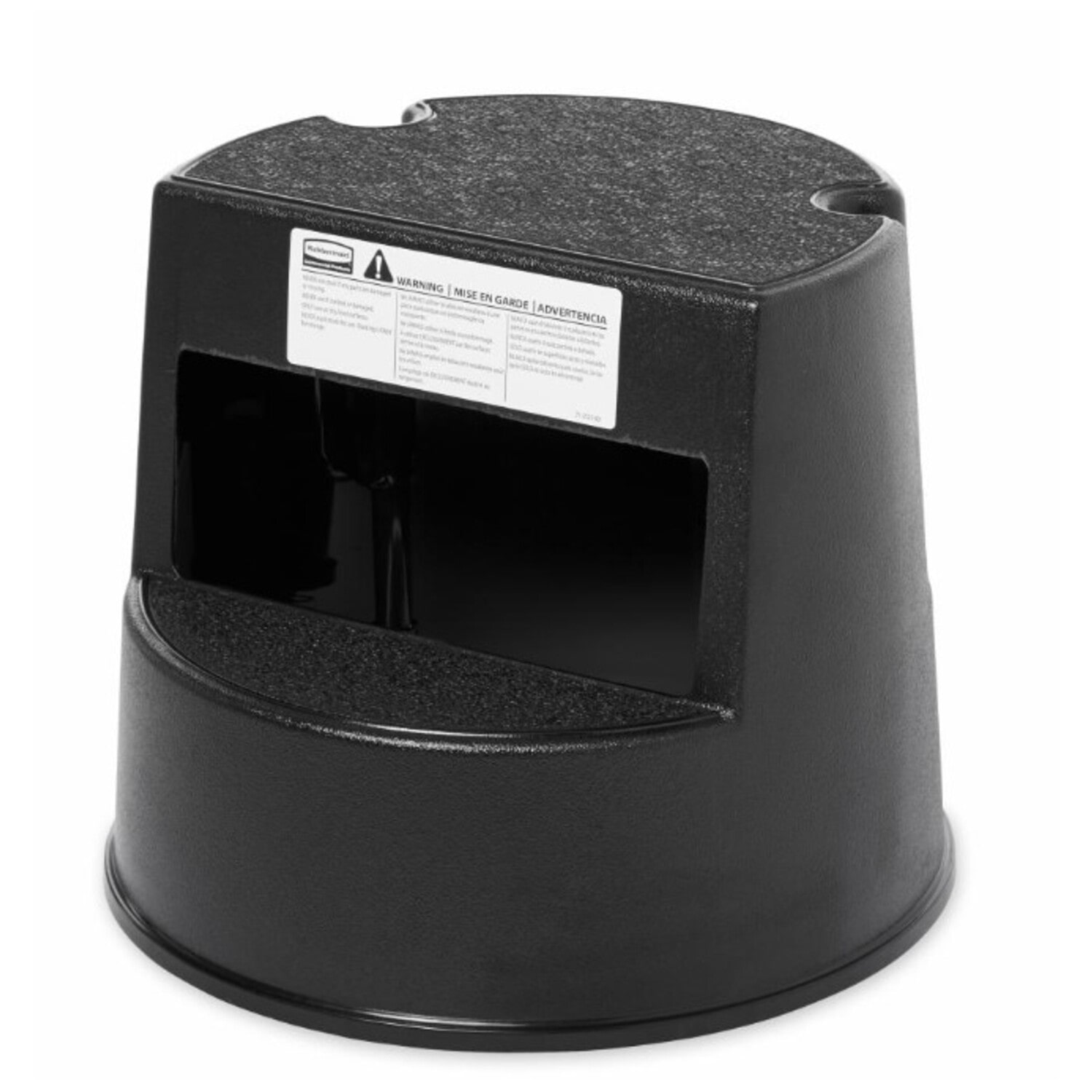 Rubbermaid Mobile Two-Step Stepstool Black - Impact