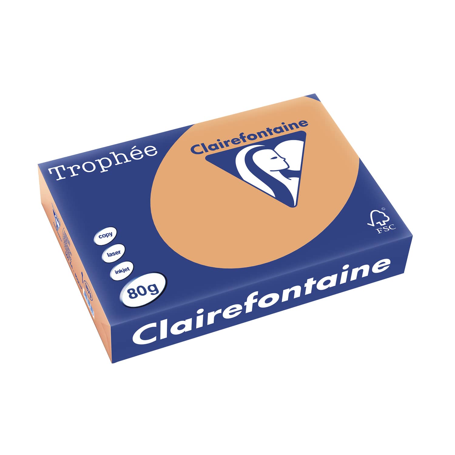 Trophee Colour Paper A3 80gsm Caramel Ream of 500 sheets - Impact