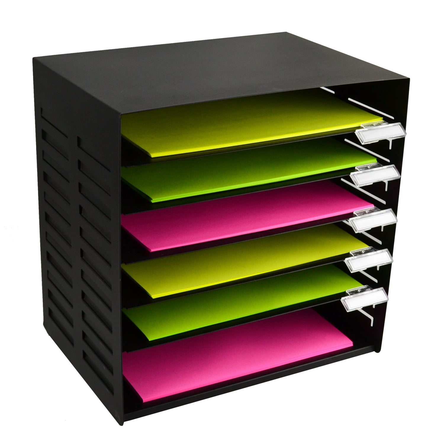 6-Tier Adjustable Metal Stationery Rack - Impact