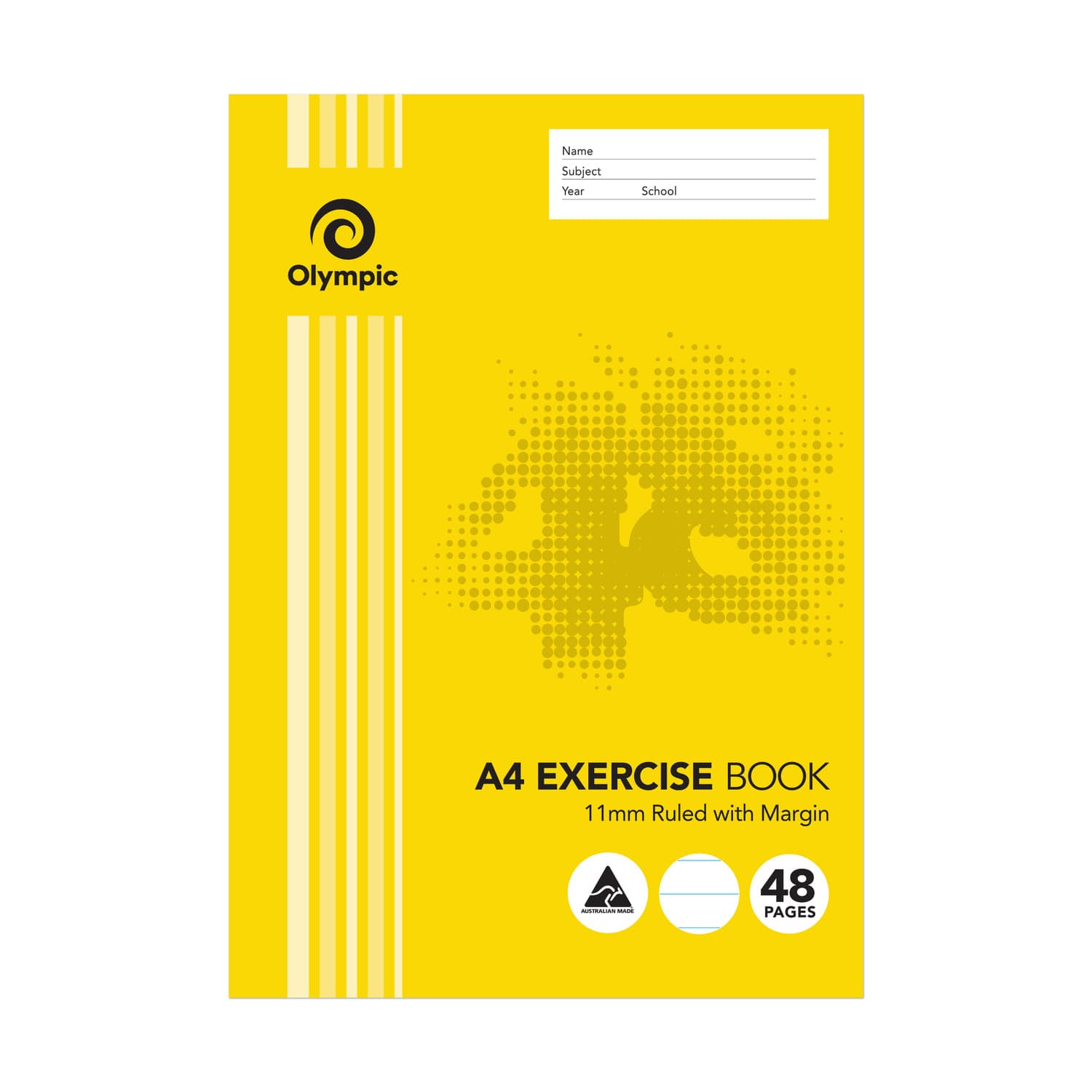 Olympic Exercise Book A4 11mm 48 Page - Impact