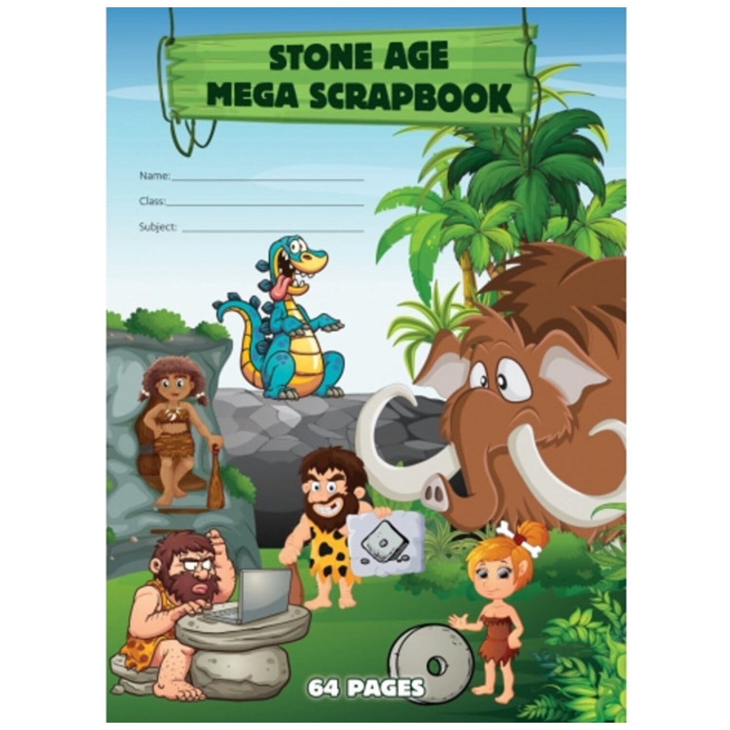 Stone Age Mega Scrap Book 64pg Board Cover - Impact