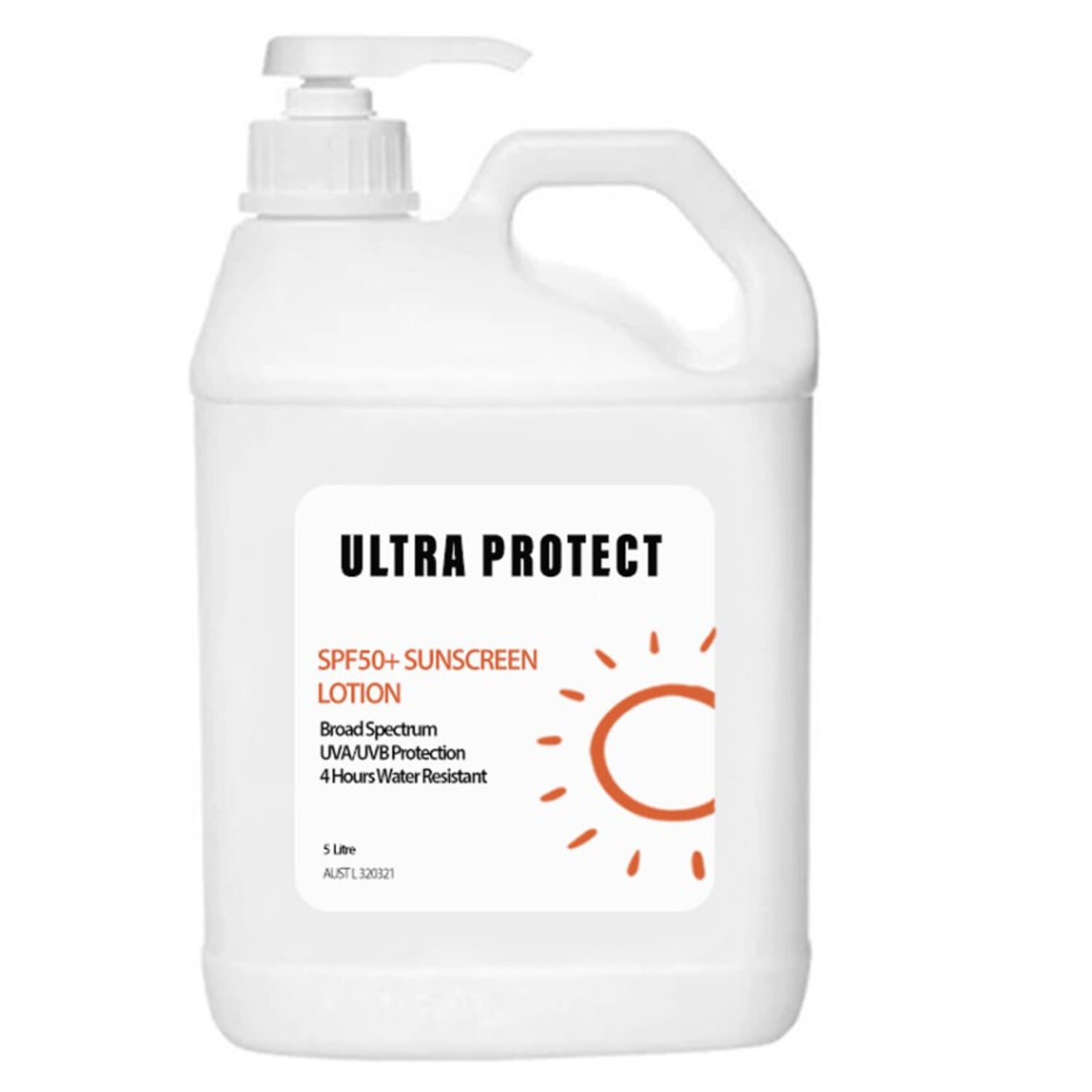 Sunscreen Ultra Protect SPF50+ 5 Litre Pump - Impact