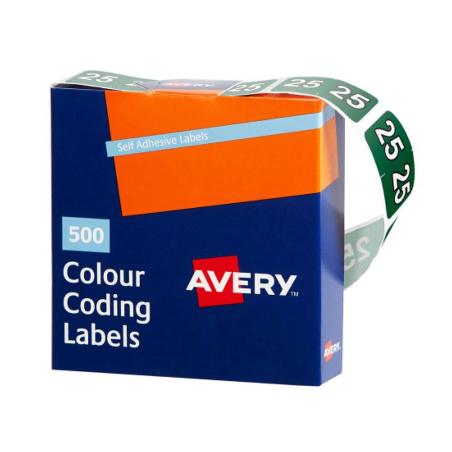Avery Colour Coding Labels #25 - 500/Roll - Impact