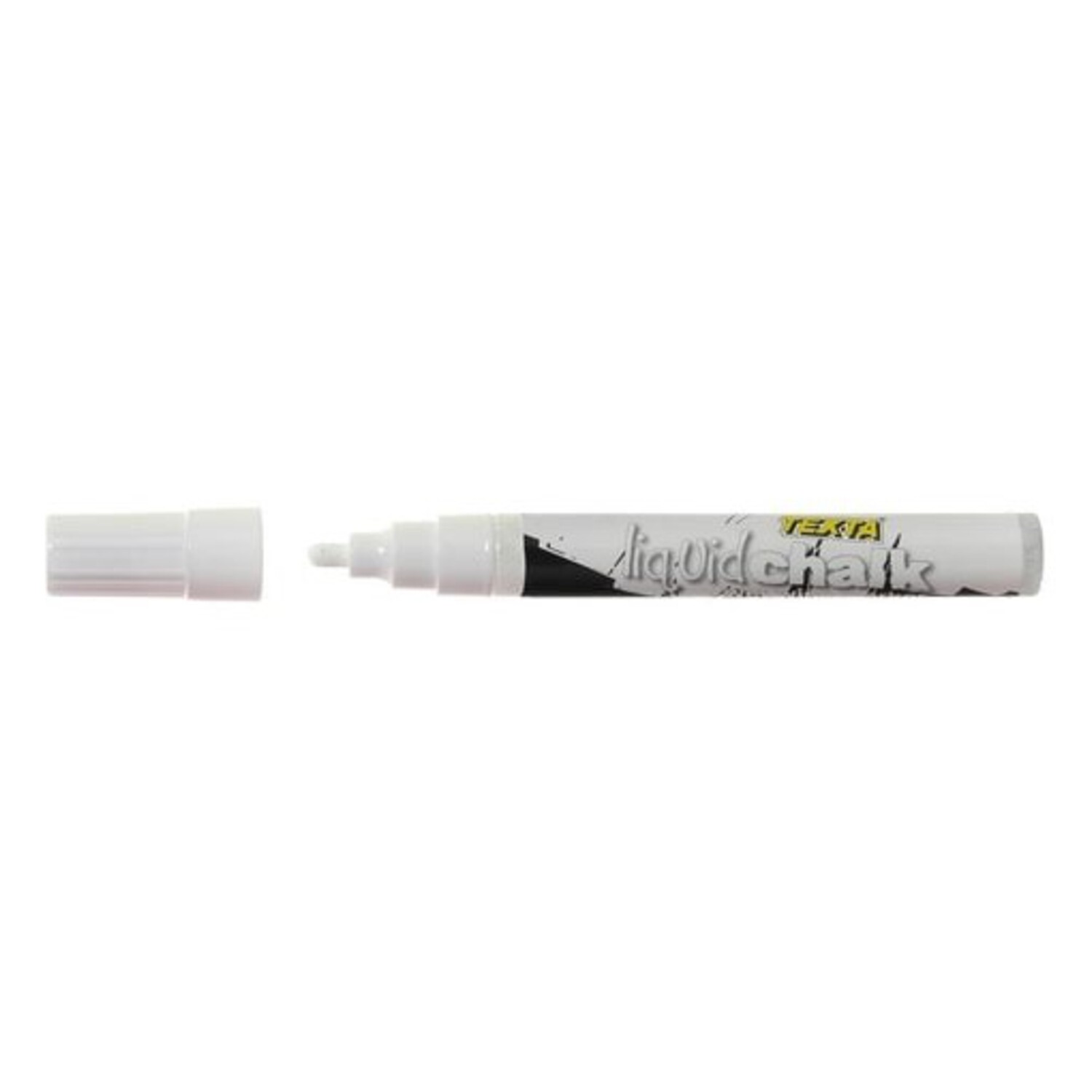 Texta Liquid Chalk Marker Dry Wipe White 15mm each - Sold Each (8 per ...