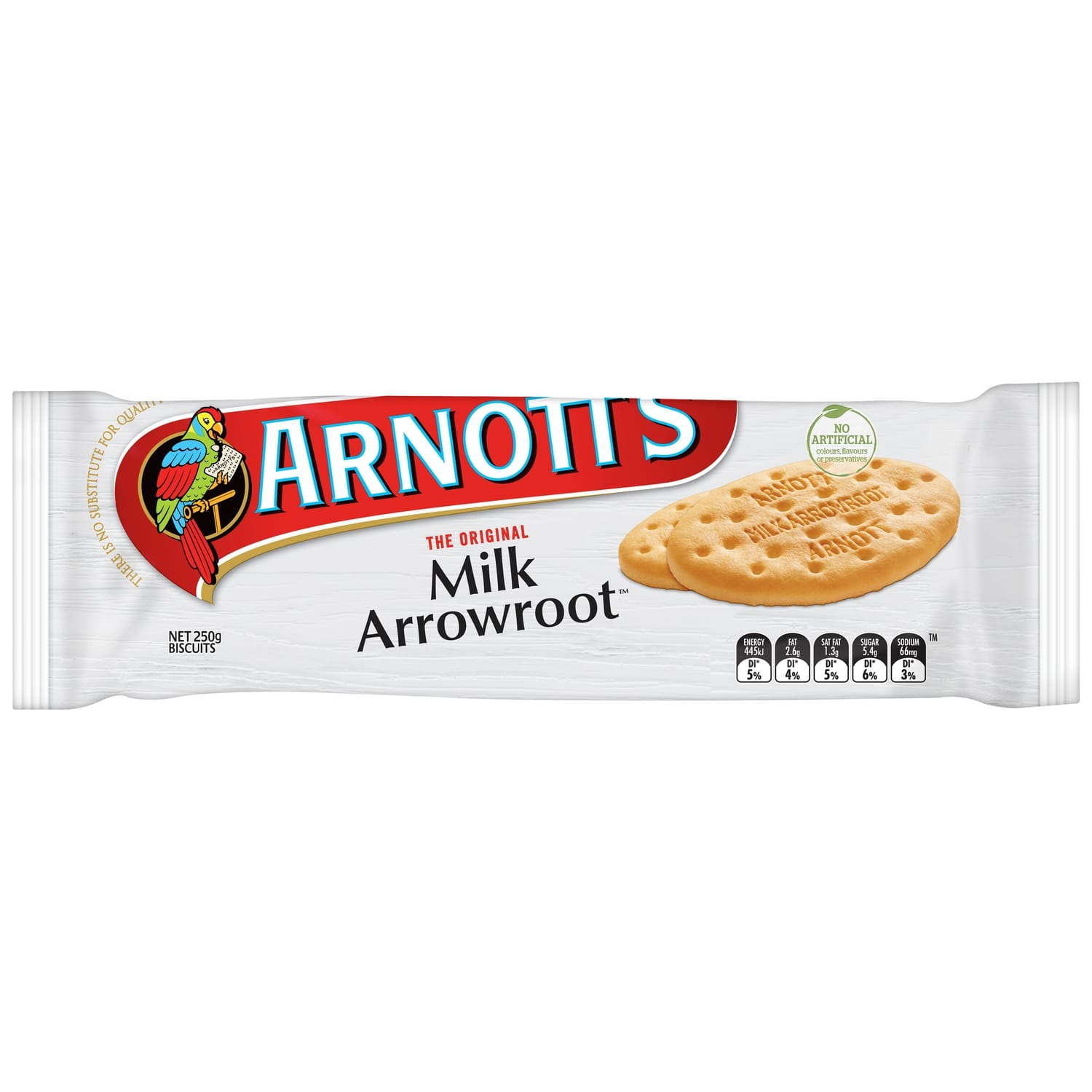 Arnotts Milk Arrowroot Biscuits 250g - Impact