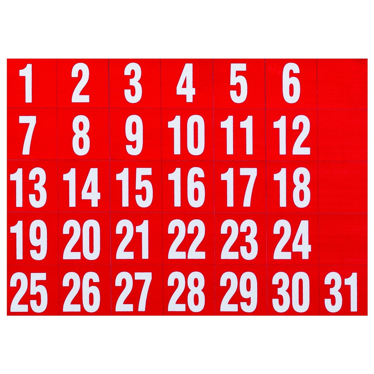 Quartet Magnet Organise Dates Red Pk31 - Impact