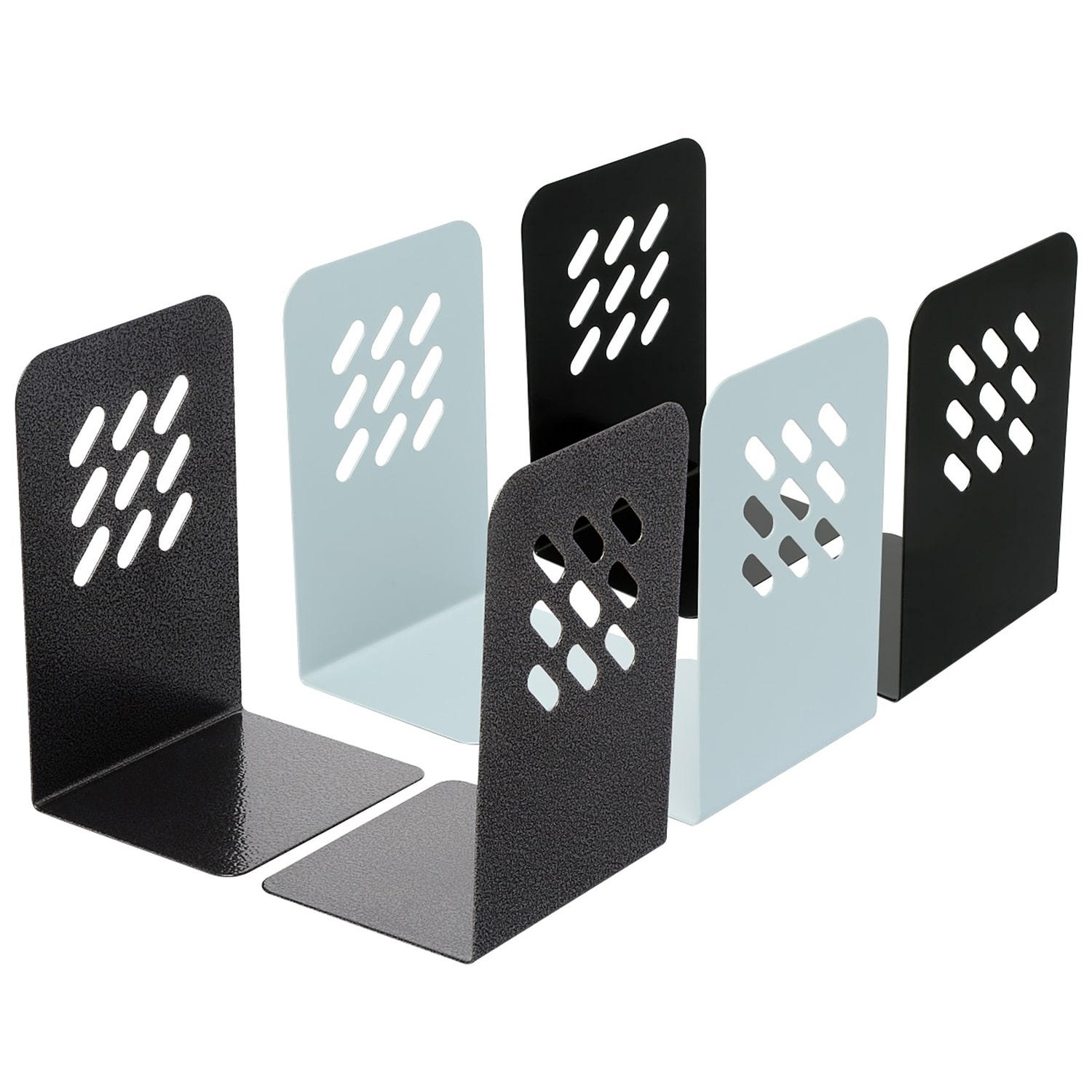 Marbig Bookends Pair Black - Impact