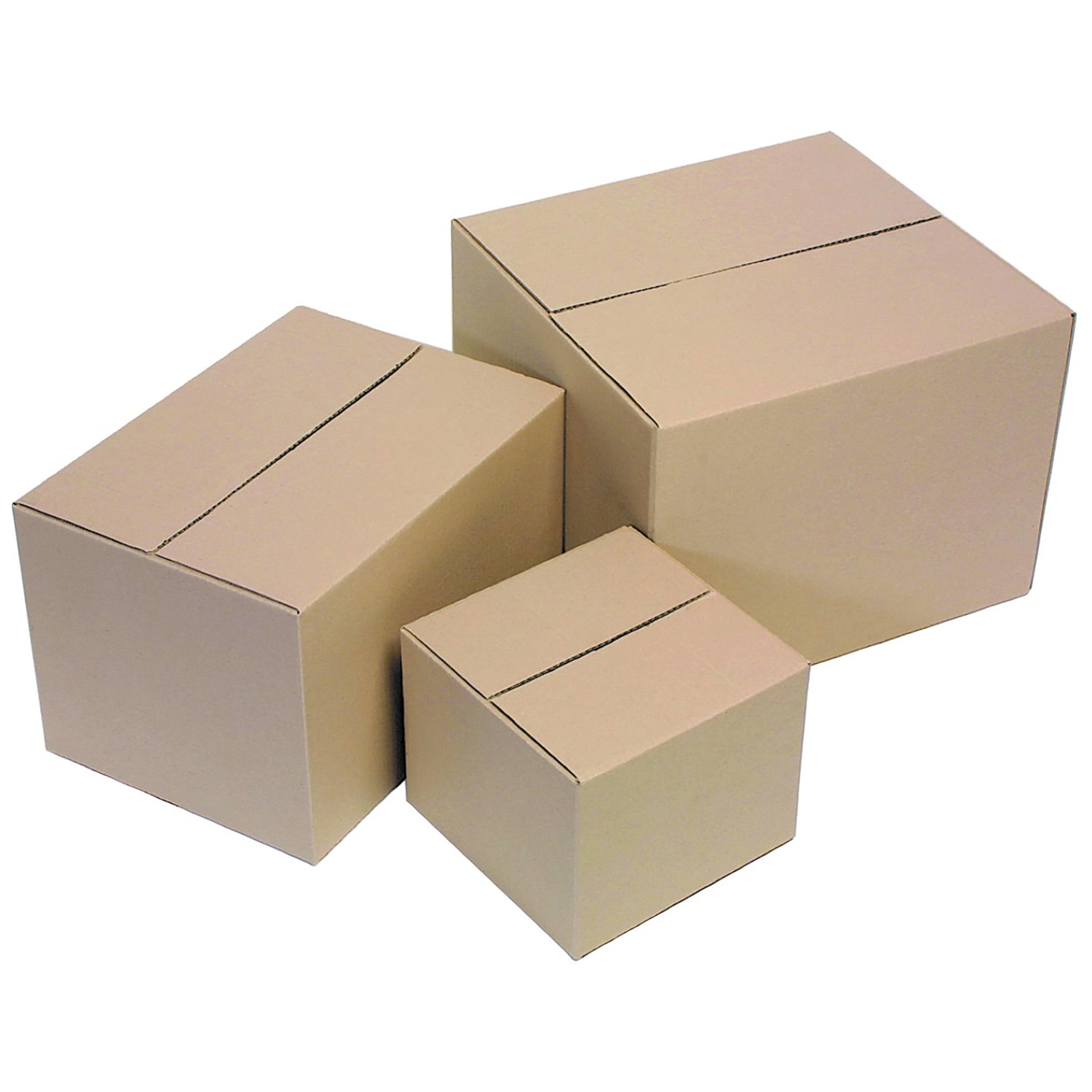 1kg Packing Carton Cube 150x150x150mm 25/Pkt Brown - Impact