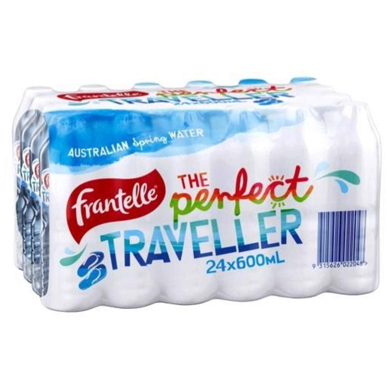 Frantelle Water Bottle 600ml 24 Pack - Impact