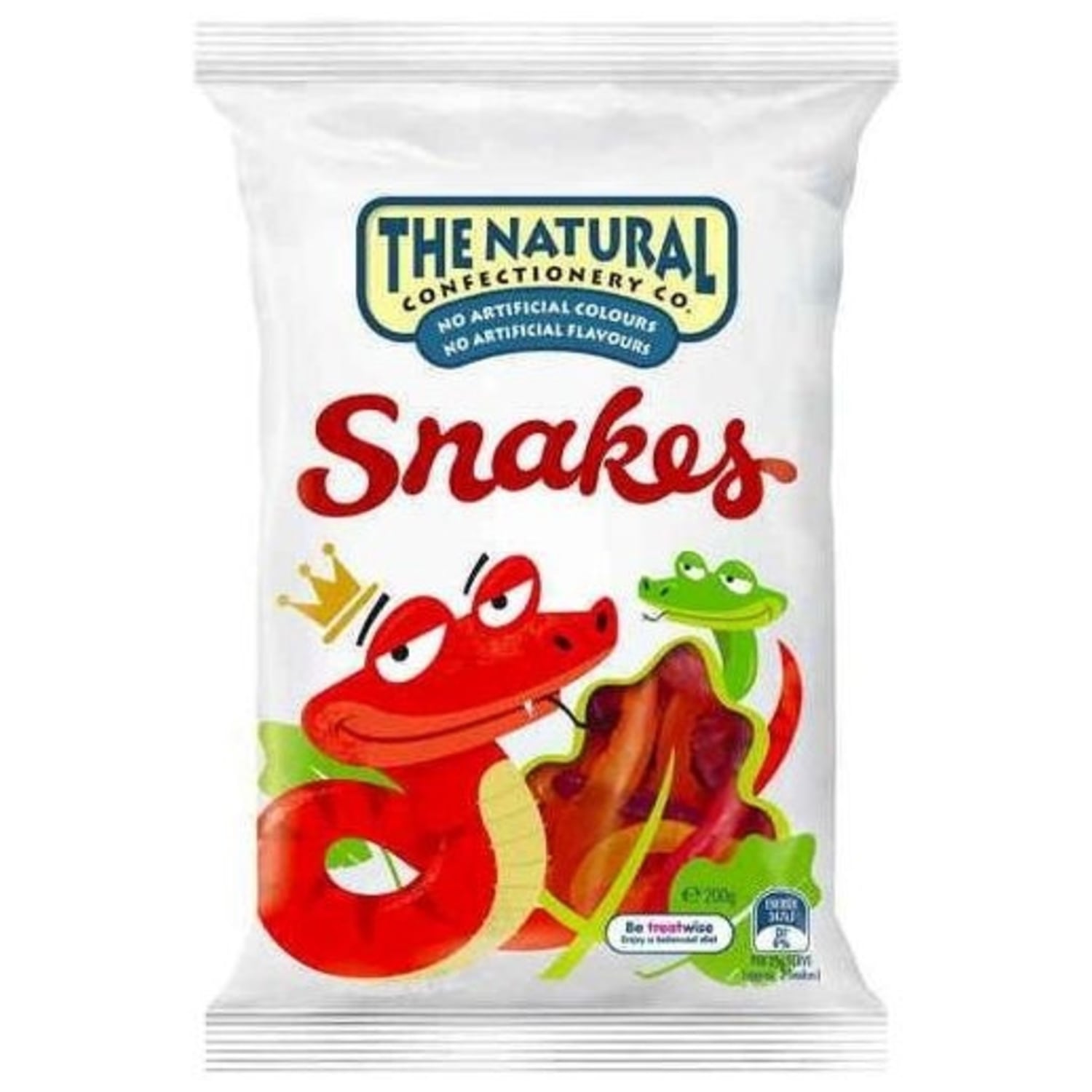 Natural Confectionery Snakes 200gm - Impact