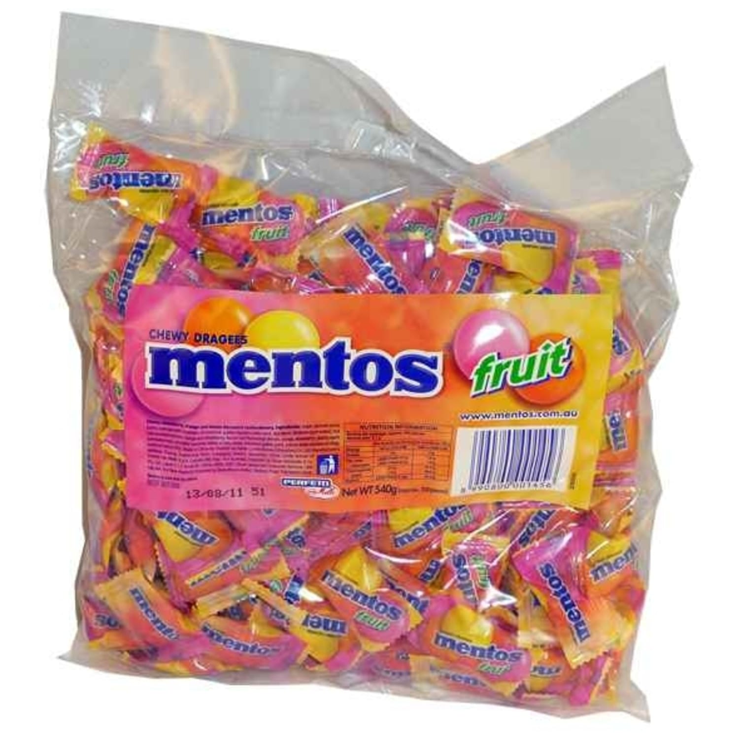 Mentos Fruits Candy 540g - Impact