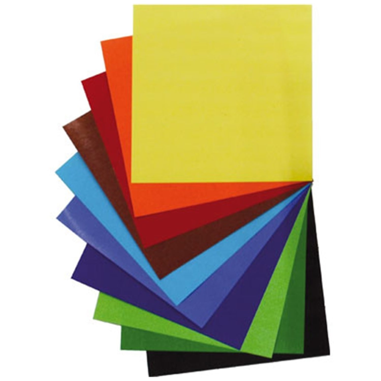 Brenex Matt Squares 254 x 254mm Single sided - Assorted 360 sheets - Impact