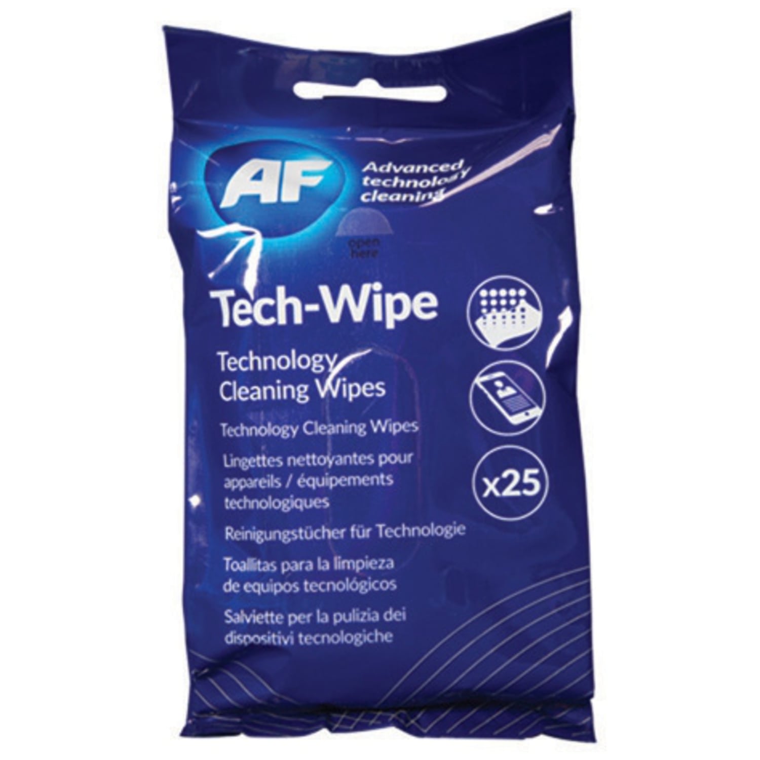 AF Cleaning Wipes Tech-Wipe Pack of 25 - Impact