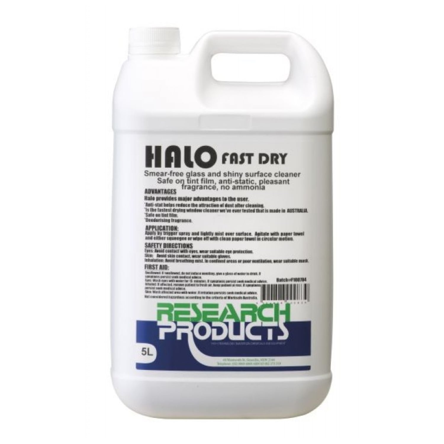 Window Cleaner Halo 5 Litre - Impact