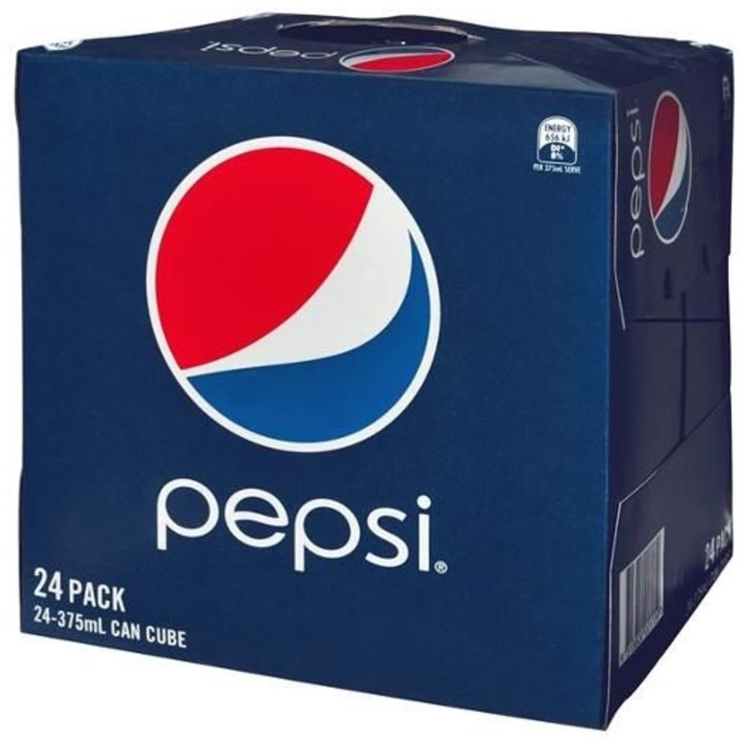 Pepsi Cola Soft Drink 375ml Cans Carton of 24 - Impact