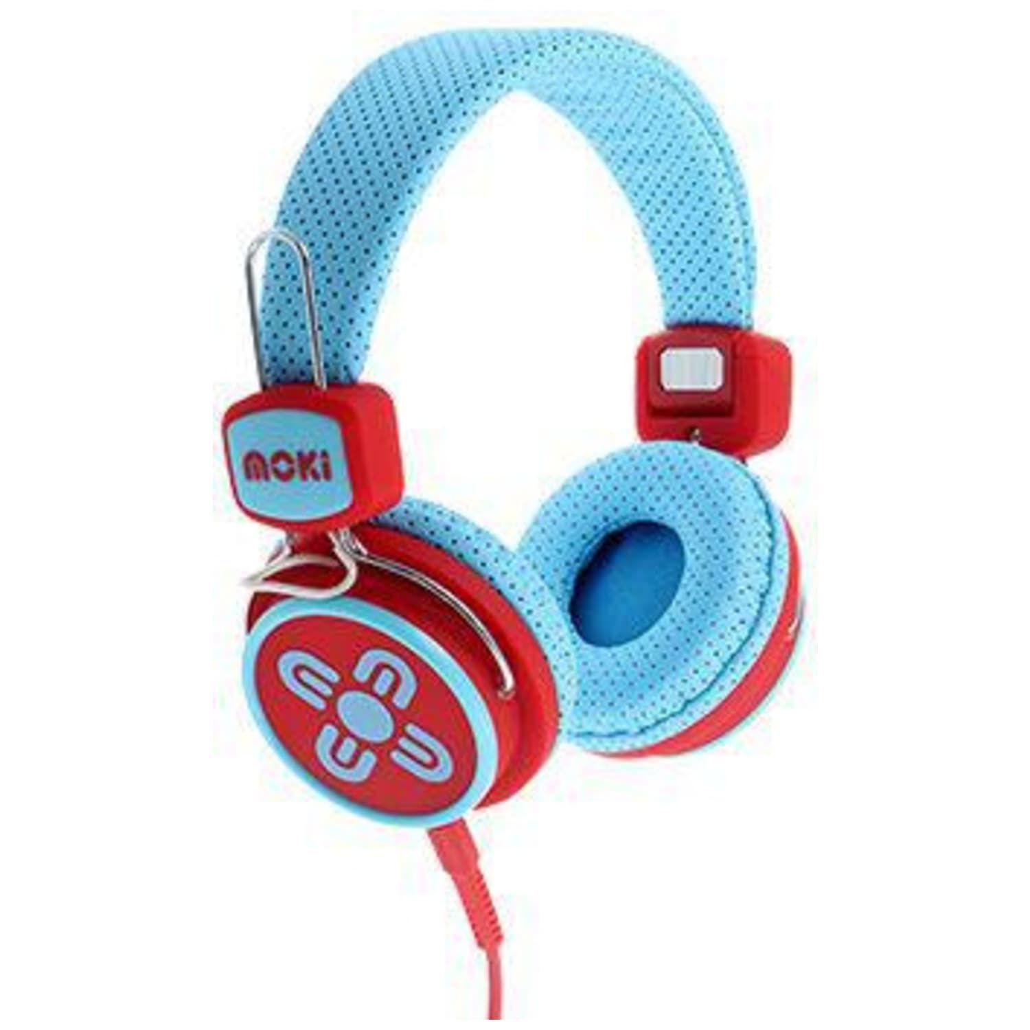 Moki Headphones Hpksbr Kids Safe Blue/Red - Impact