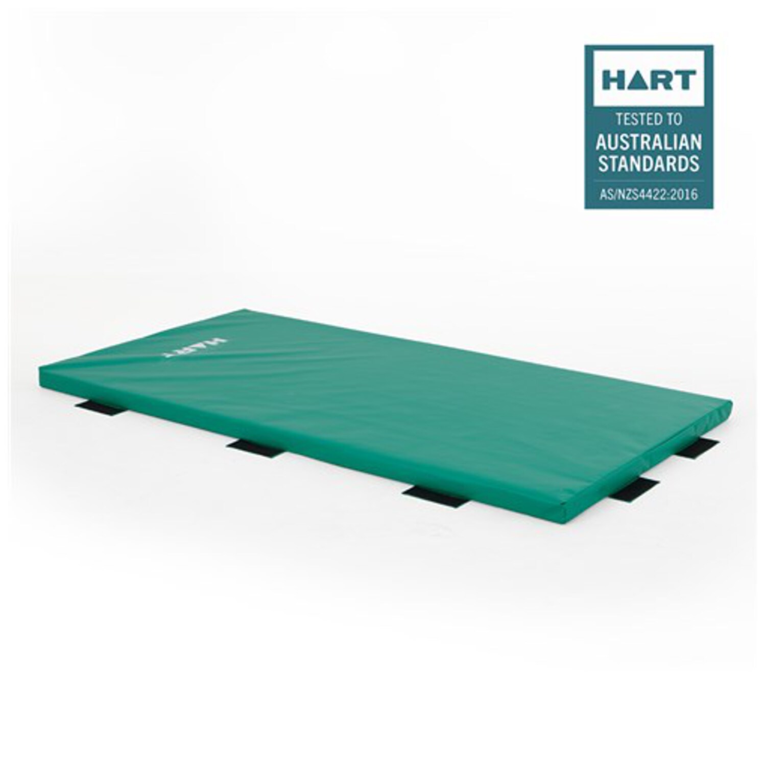 Hart Green Gym Mat With Velcro End & Side - Small - Impact