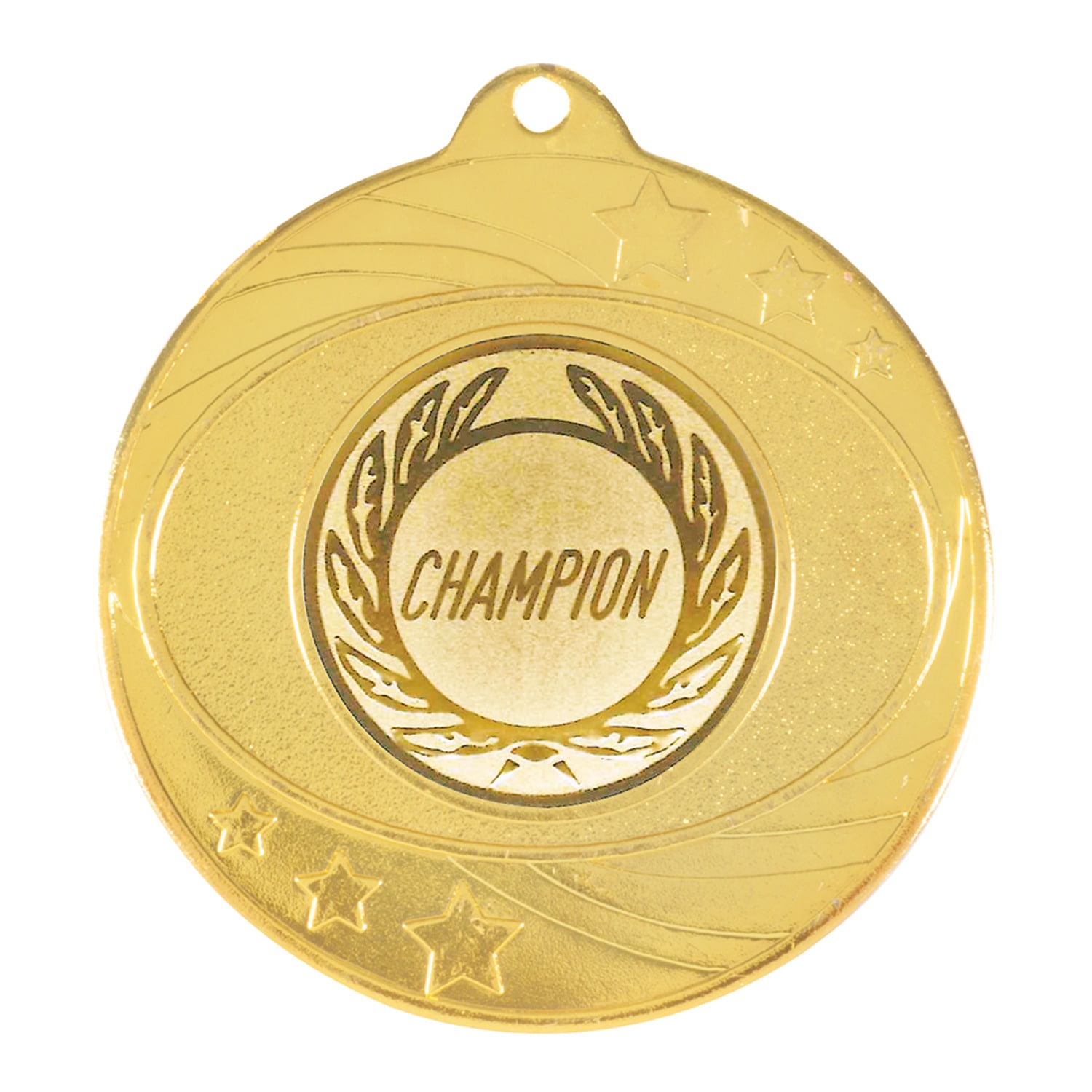 Solar Medal in Gold - Gold Insert - 'Champion' - Impact