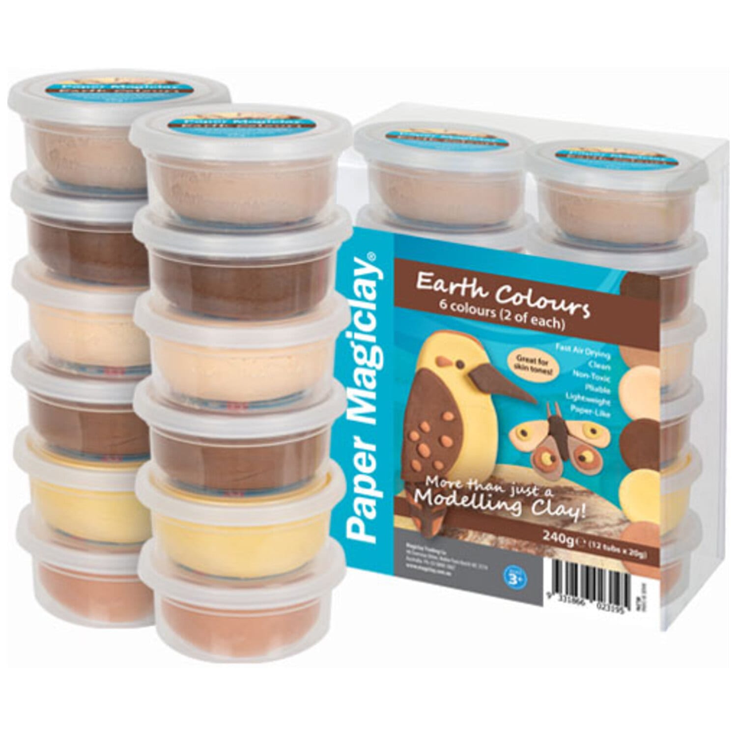 Paper Magiclay 240g Earth Colours - Impact