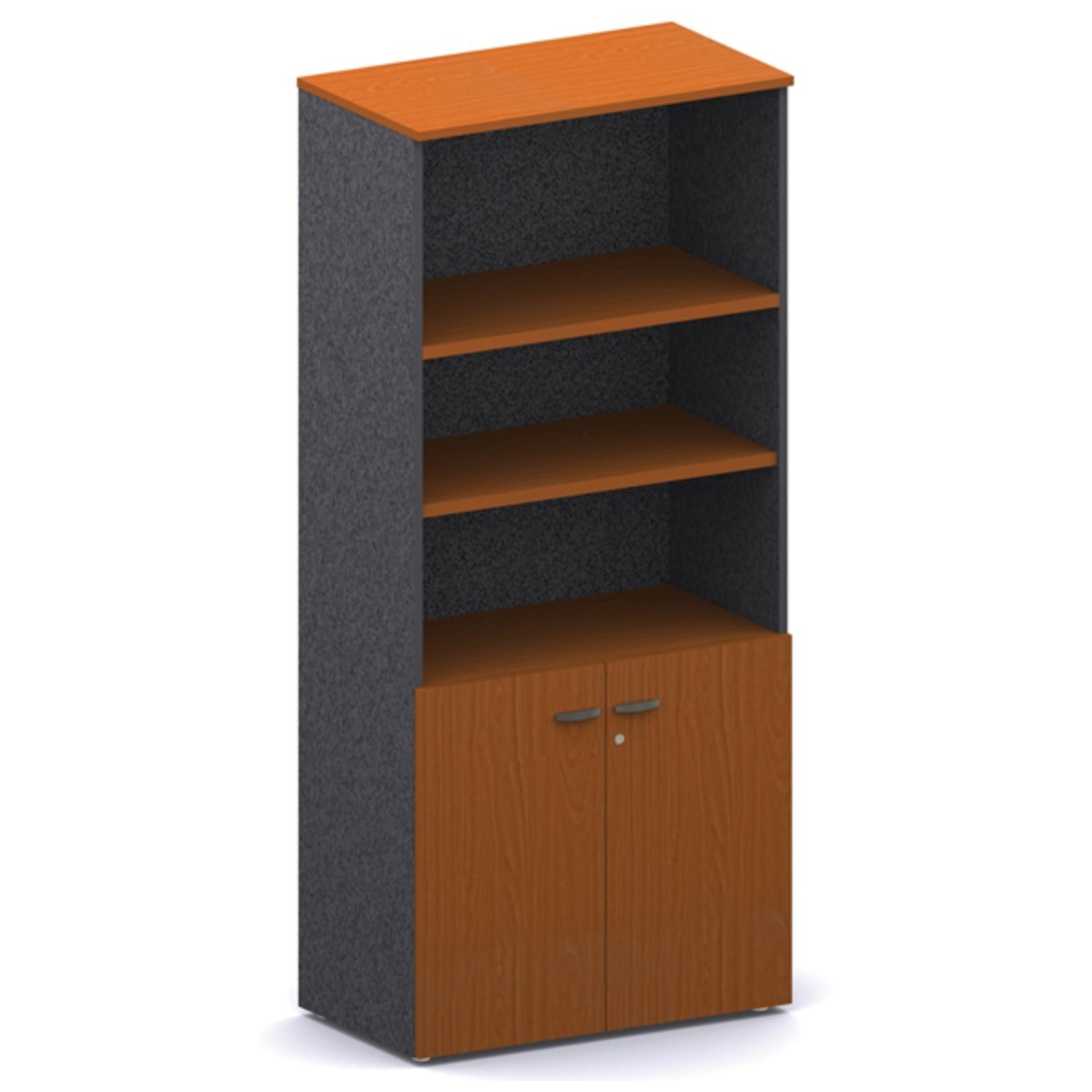 Rapid Worker Lockable Wall Unit Cupboard/Bookshelf 900W x 450D x 1800H ...