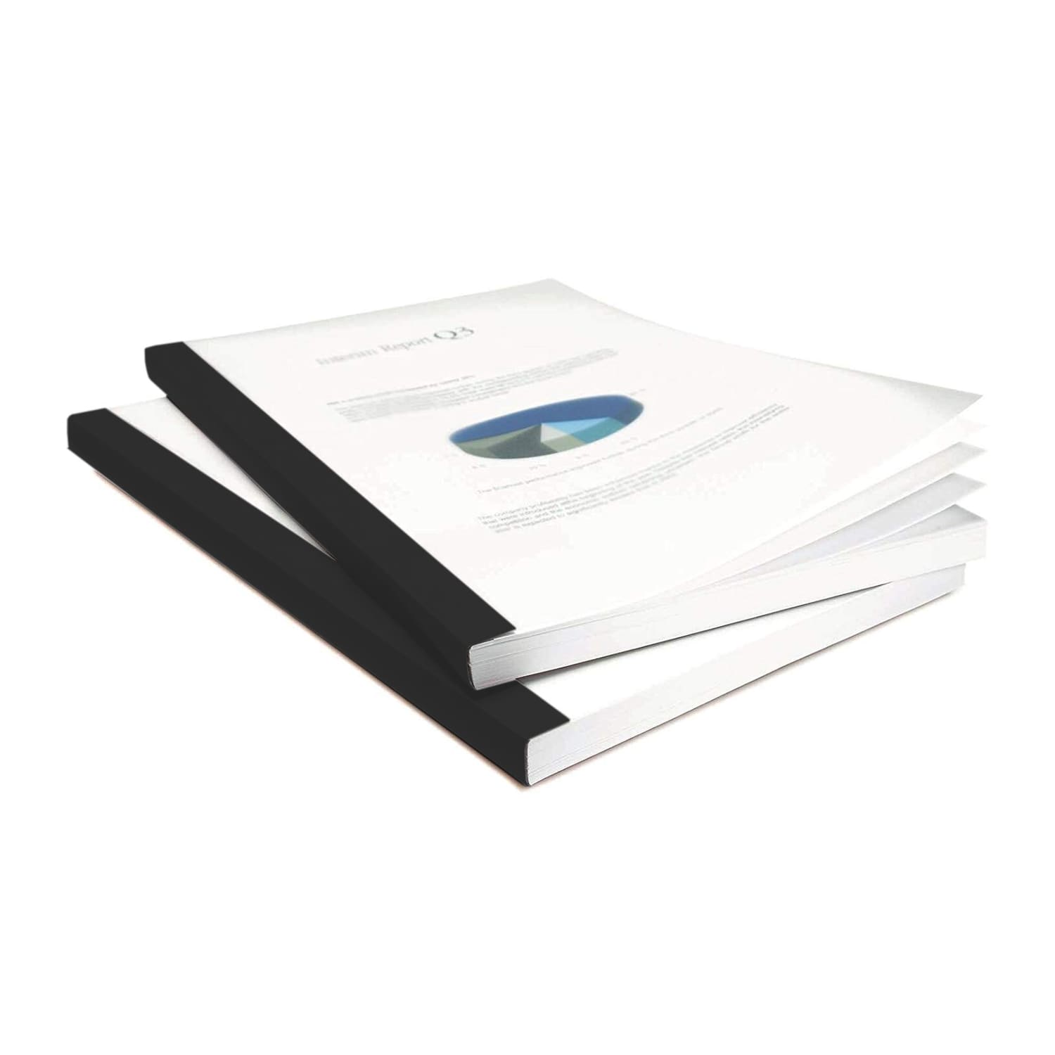 Unibind Thermal Unicover Flex 80 A4 Black Bx72 (40-80 Sheets) 9Mm Spine ...