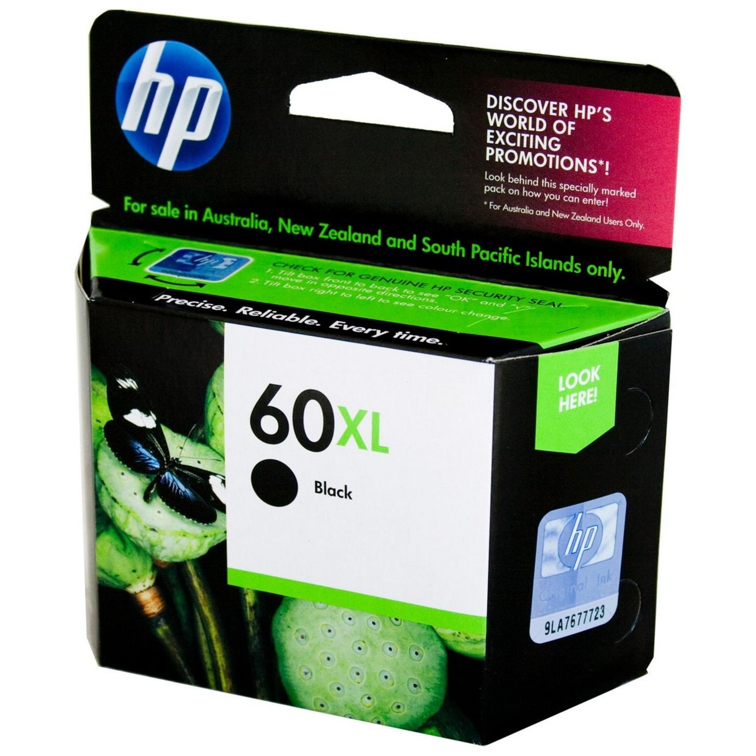 Hp Inkjet Cartridge #60xl Black 600 Pages - Impact