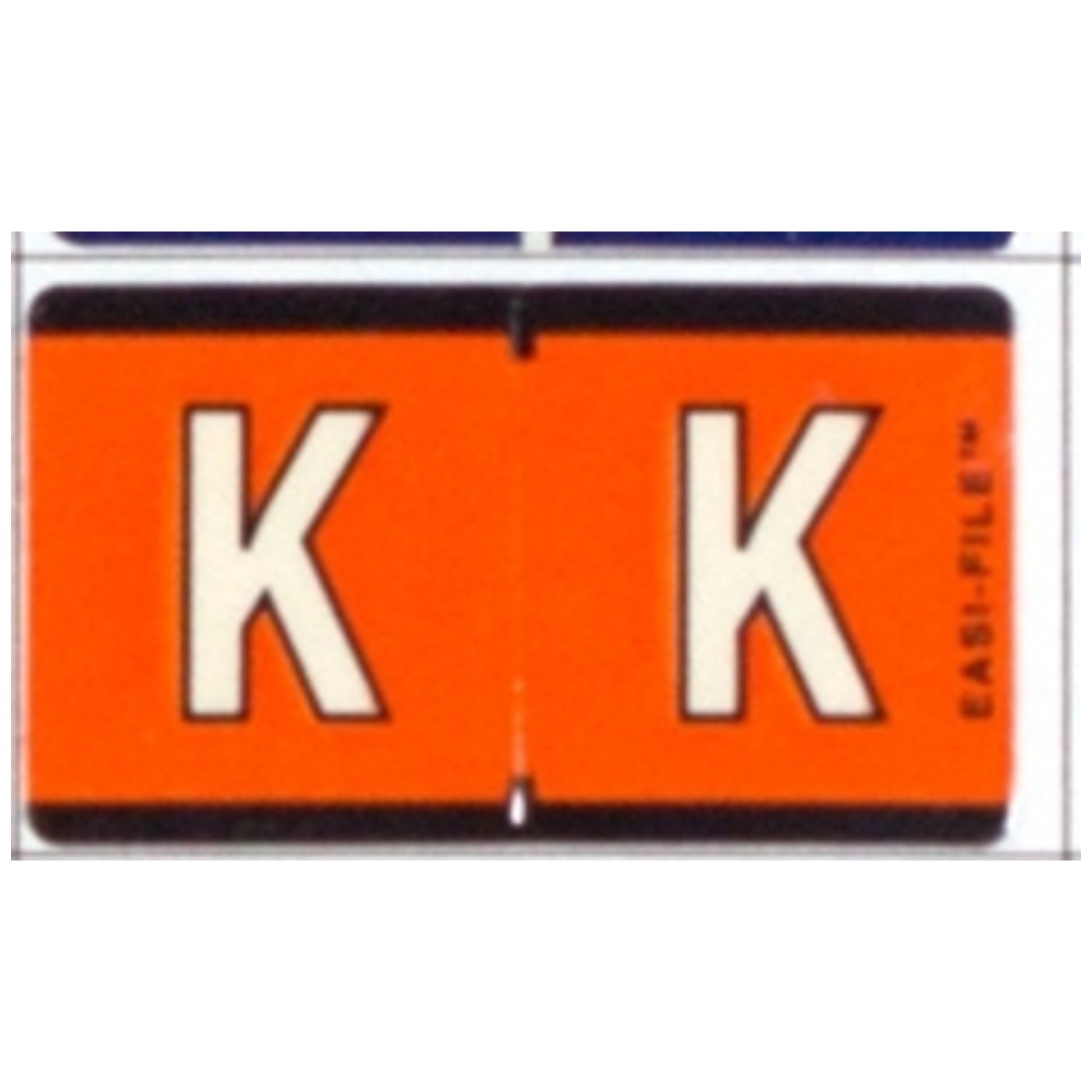 Easi File Colour Coding Labels 'K' Sheet - Impact