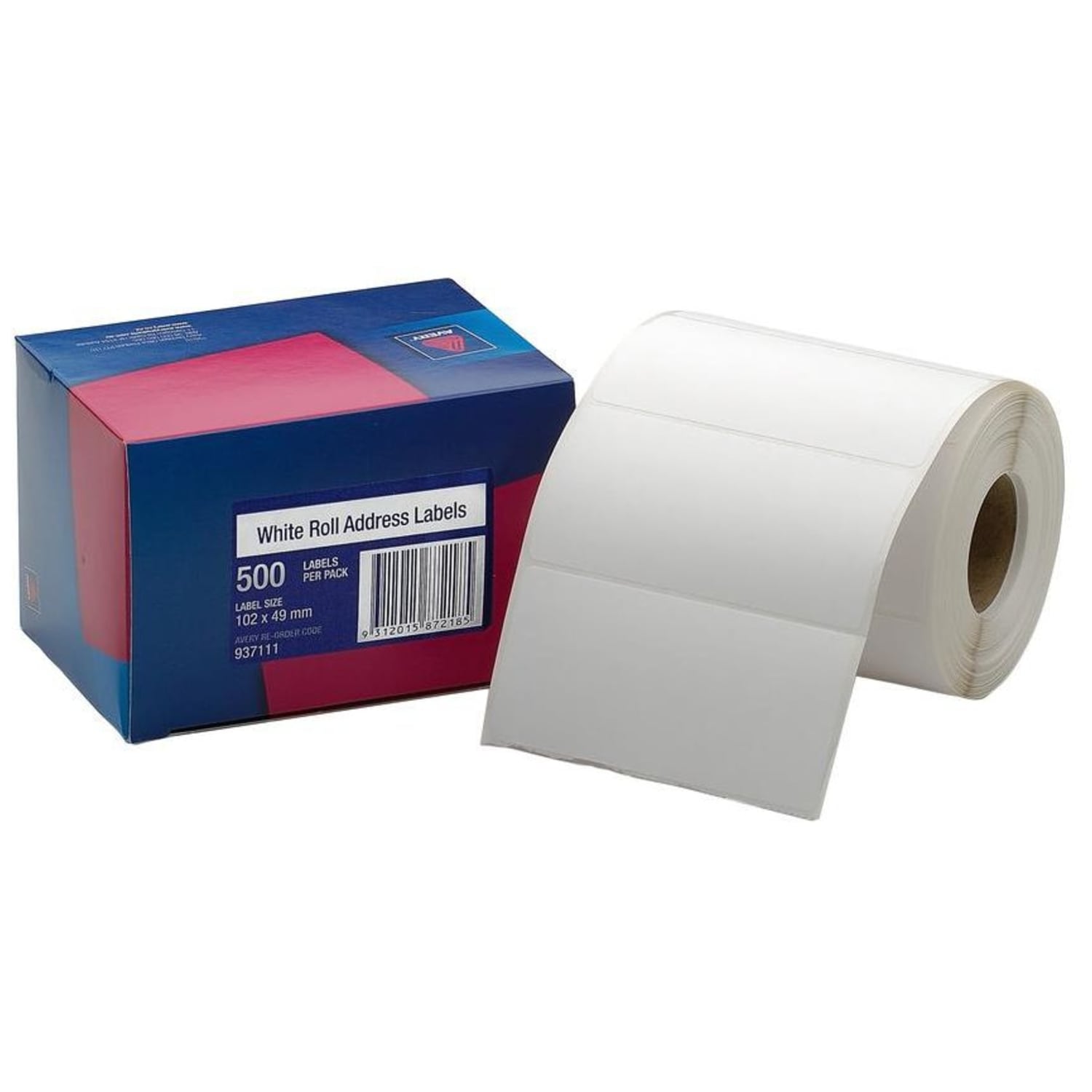 Avery Roll Address Labels 102 x 49 mm 500 Labels Handwritable (937111 ...
