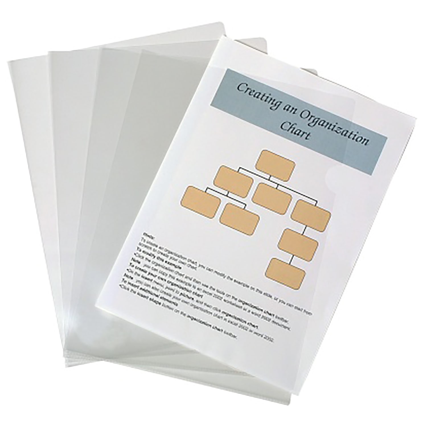 Marbig Letter File A4 Ultra Clear Pack of 10 - Impact