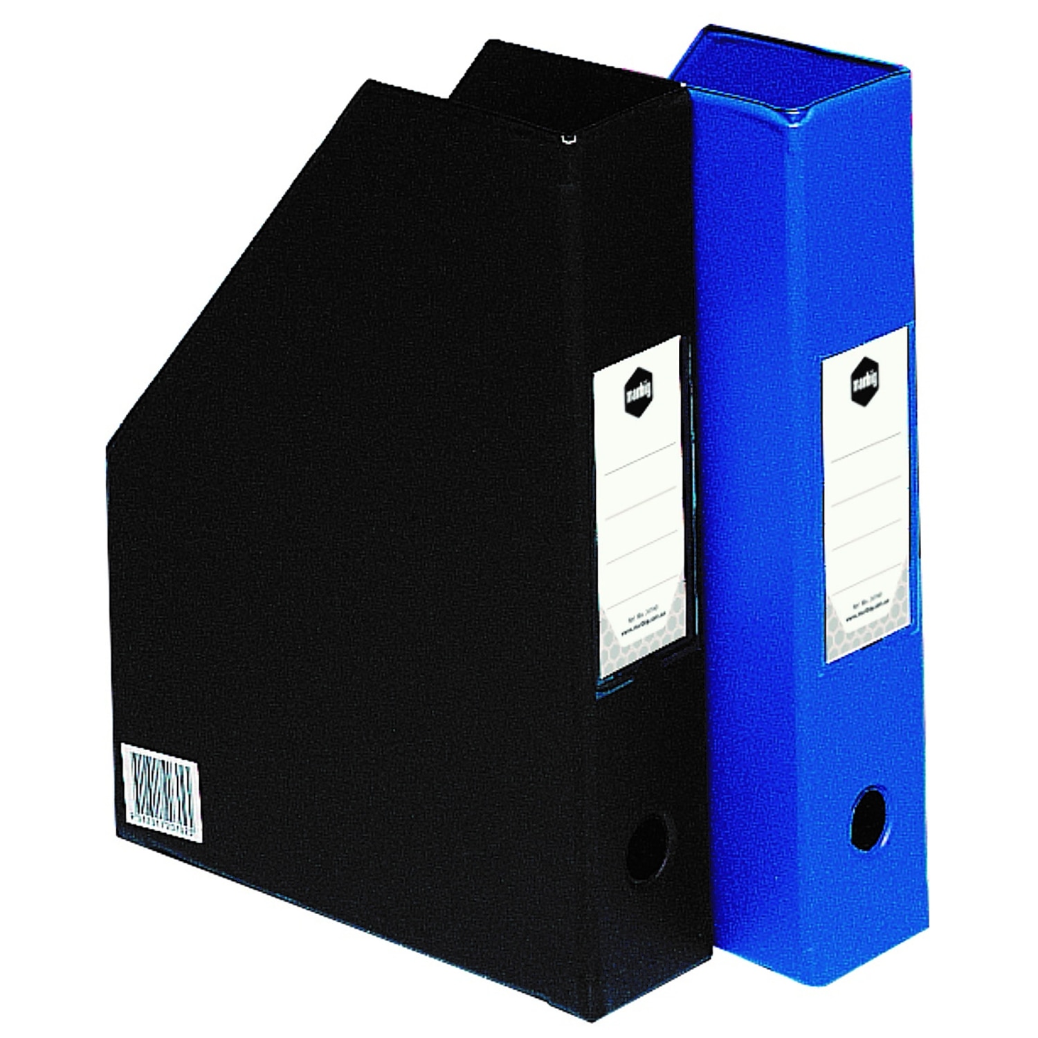 Marbig Magazine File A4 Pvc Black Black - Impact