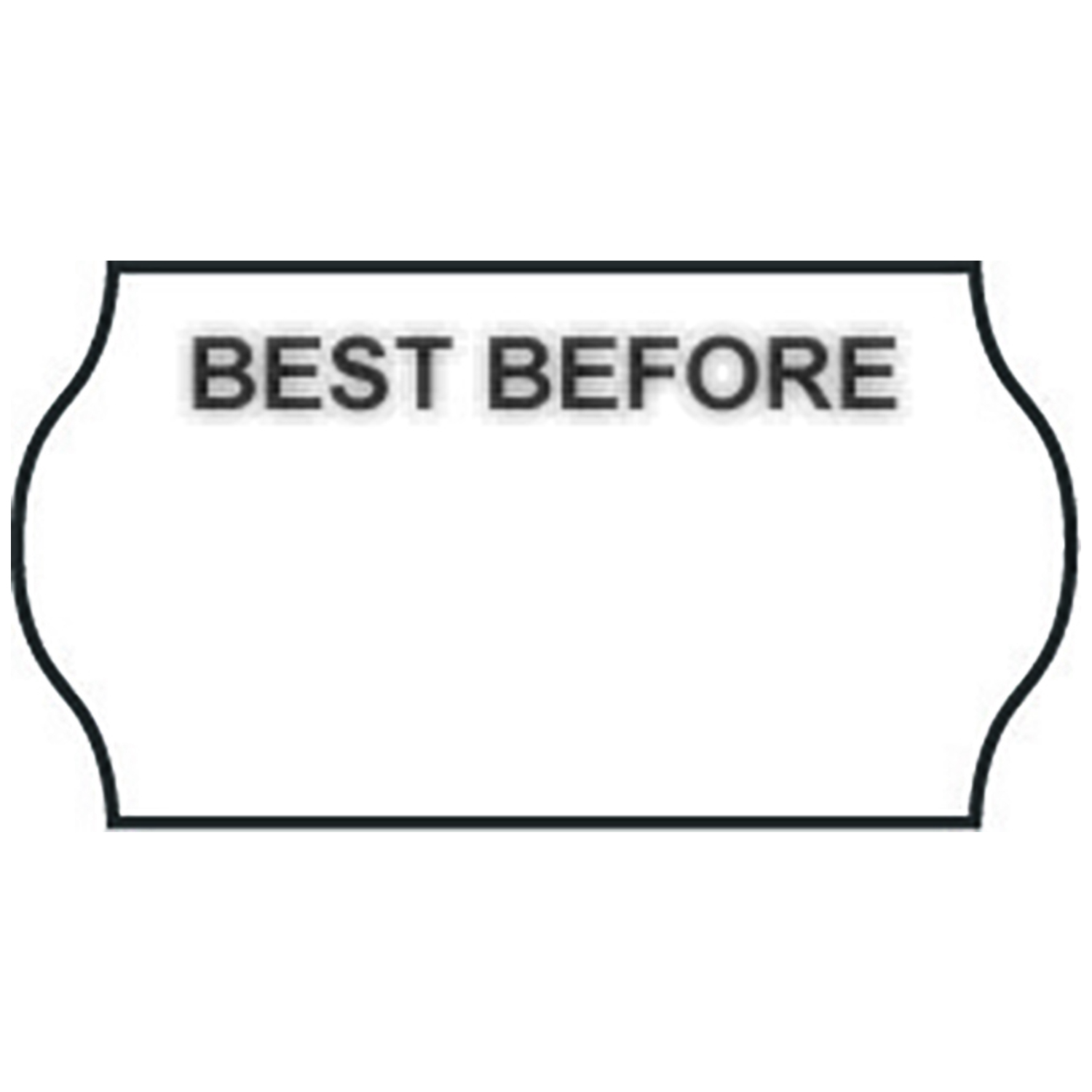 Meto Freezer Non Tamper Proof BEST BEFORE Label - 5 Rolls - Impact