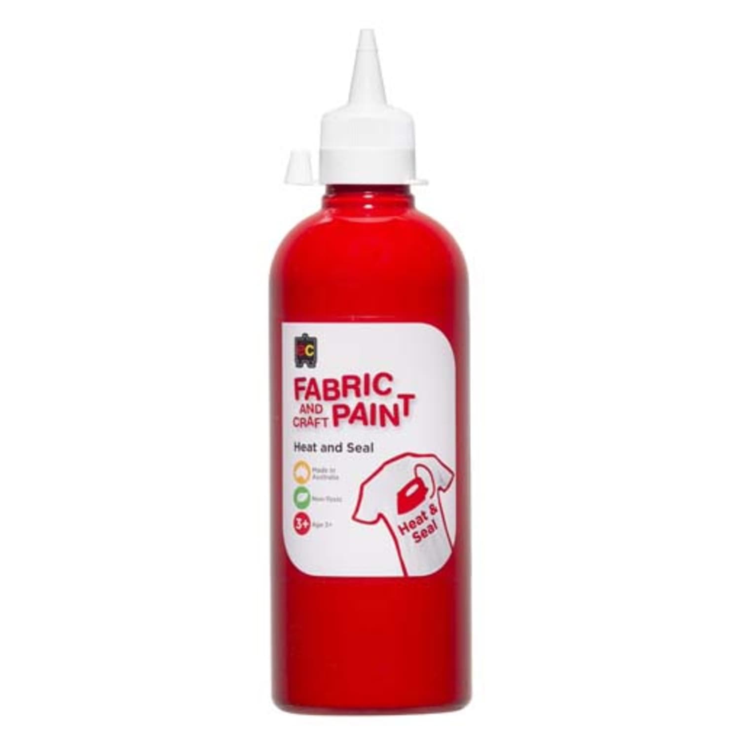 EC Fabric & Craft Paint 500ml Red - Impact