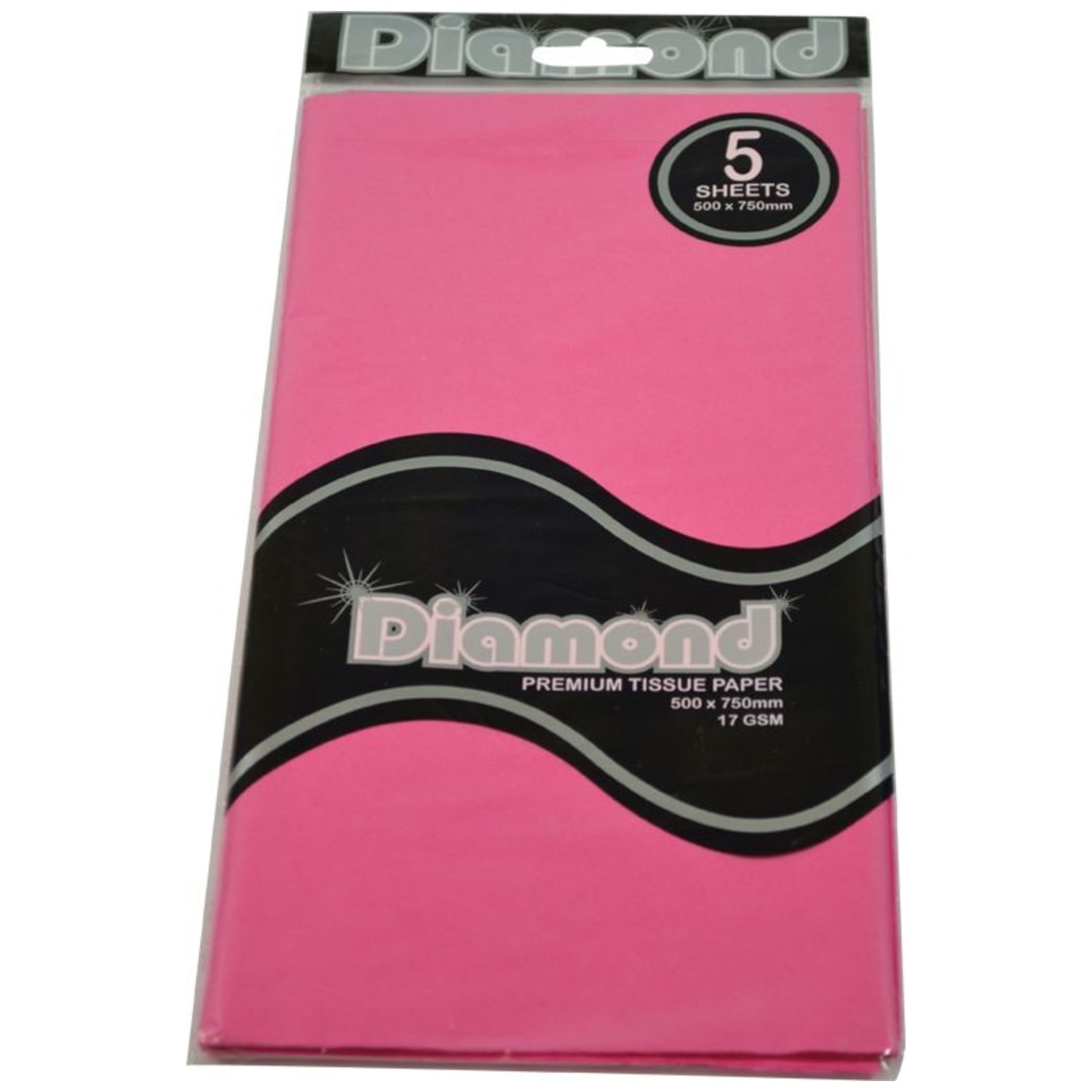 Diamond 5 Sheets Tissue Paper Pink - Impact
