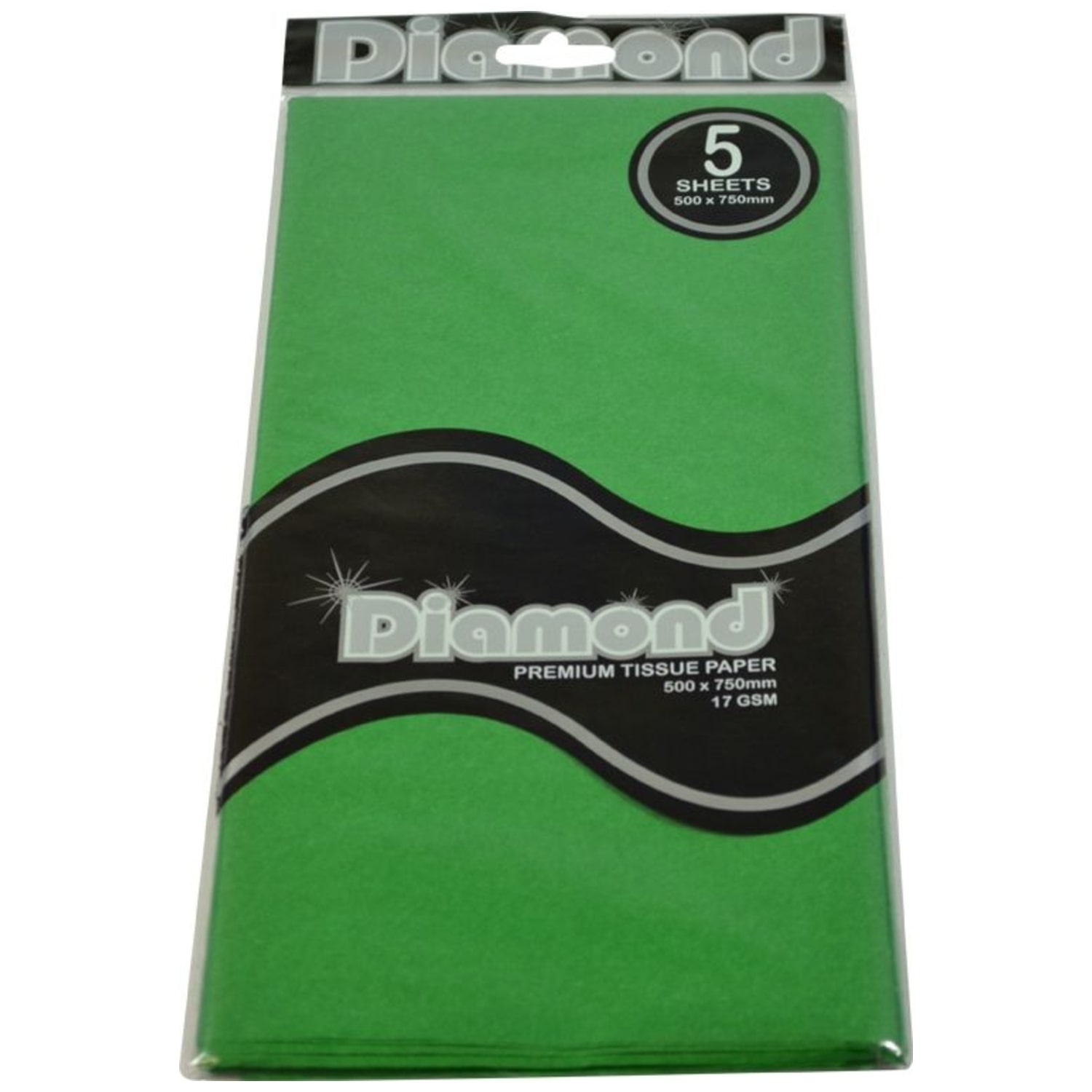 Diamond 5 Sheets Tissue Paper Dark Green - Impact