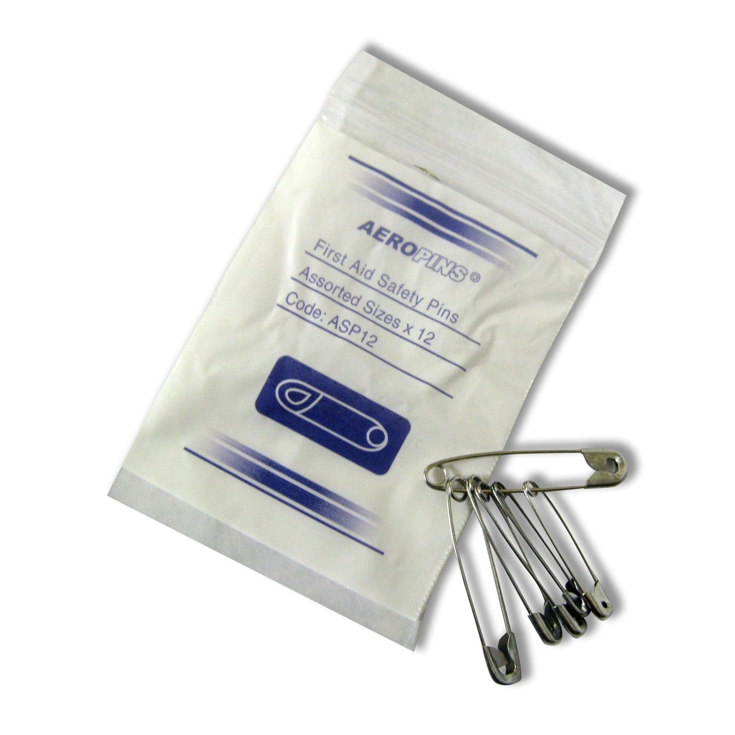 First Aider's Choice Safety Pins 12 Pack - Impact