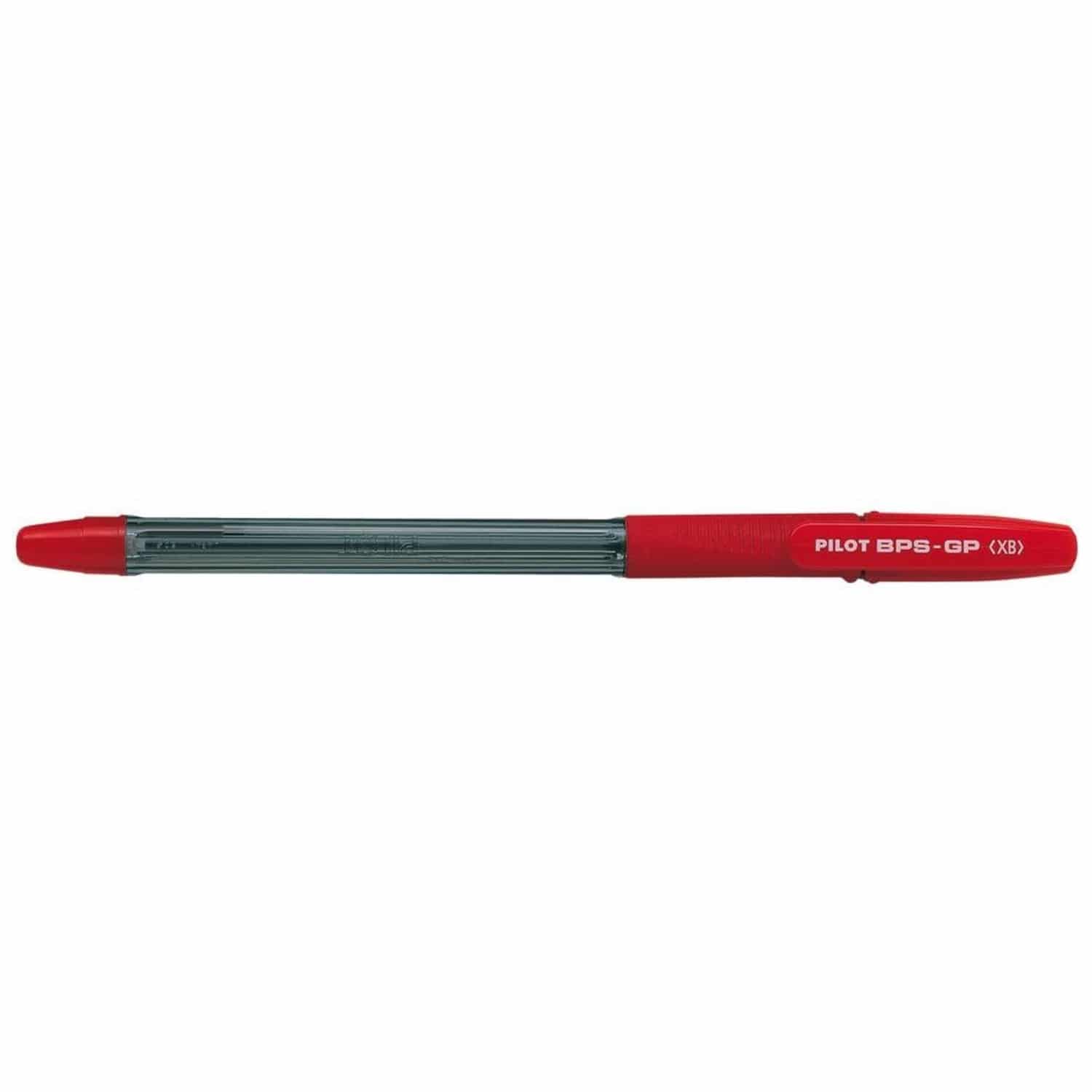 Pilot BPS-GP Ballpoint Pen Extra Broad Red - Sold Each (12 per Box ...