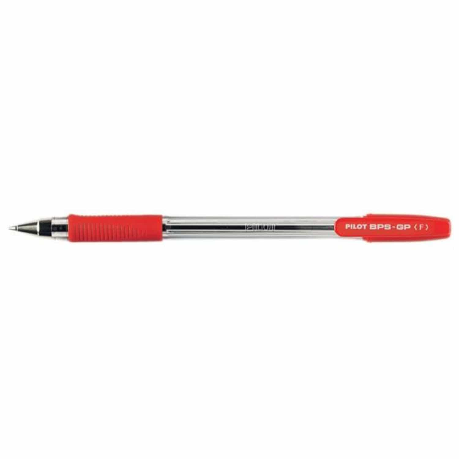 Pilot BPS-GP Ballpoint Pen Fine Red - Sold Each (12 per Box) - Impact