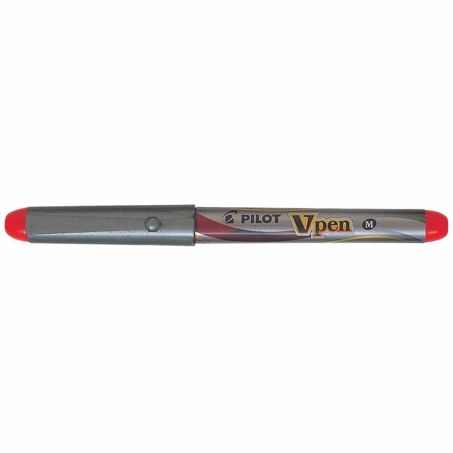 Pilot V-Pen Disposable Fountain Pen Red - Sold Each (12 per Box) - Impact