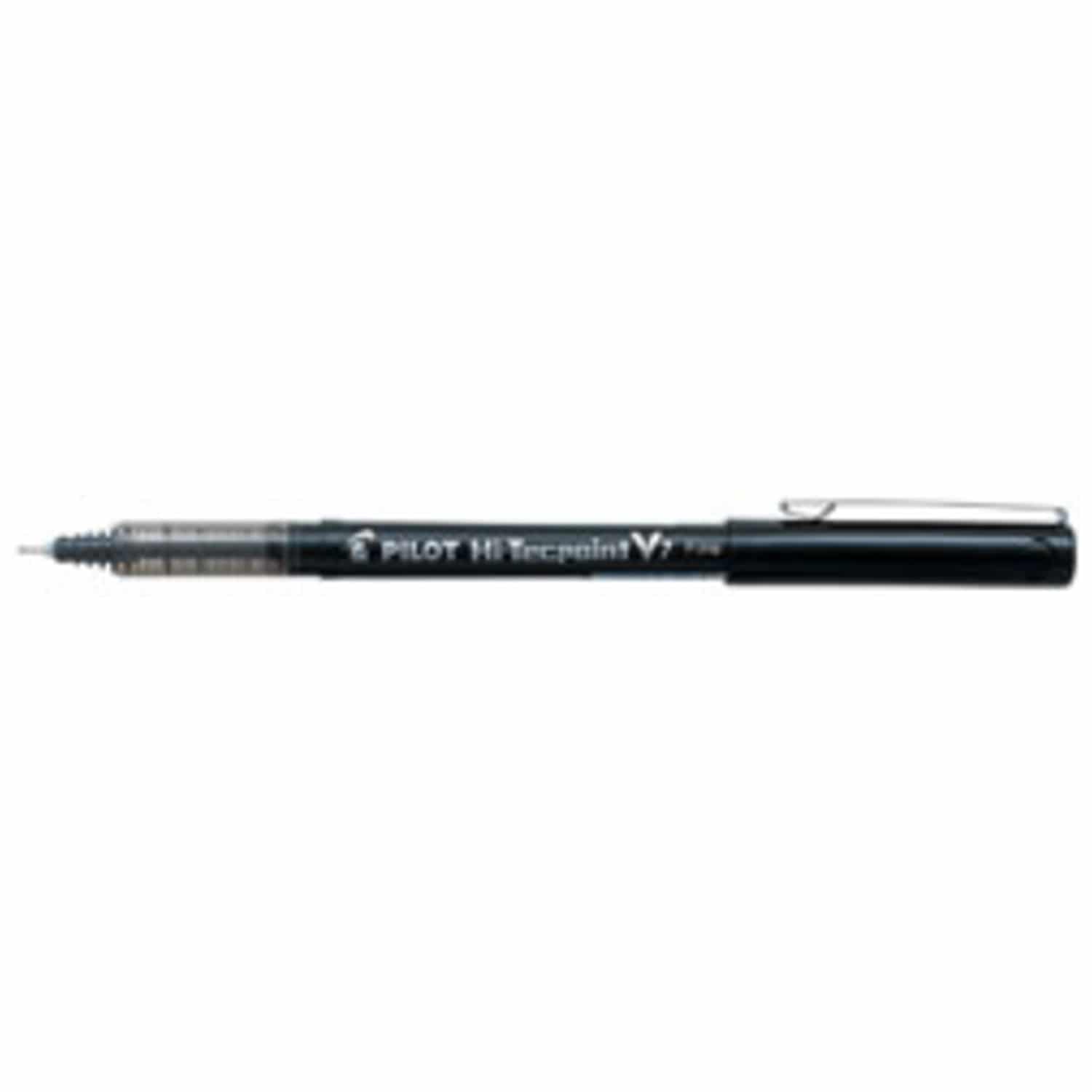 Pilot Hi-Tecpoint V7 Pen Fine Black - Sold Each (12 per Box) - Impact