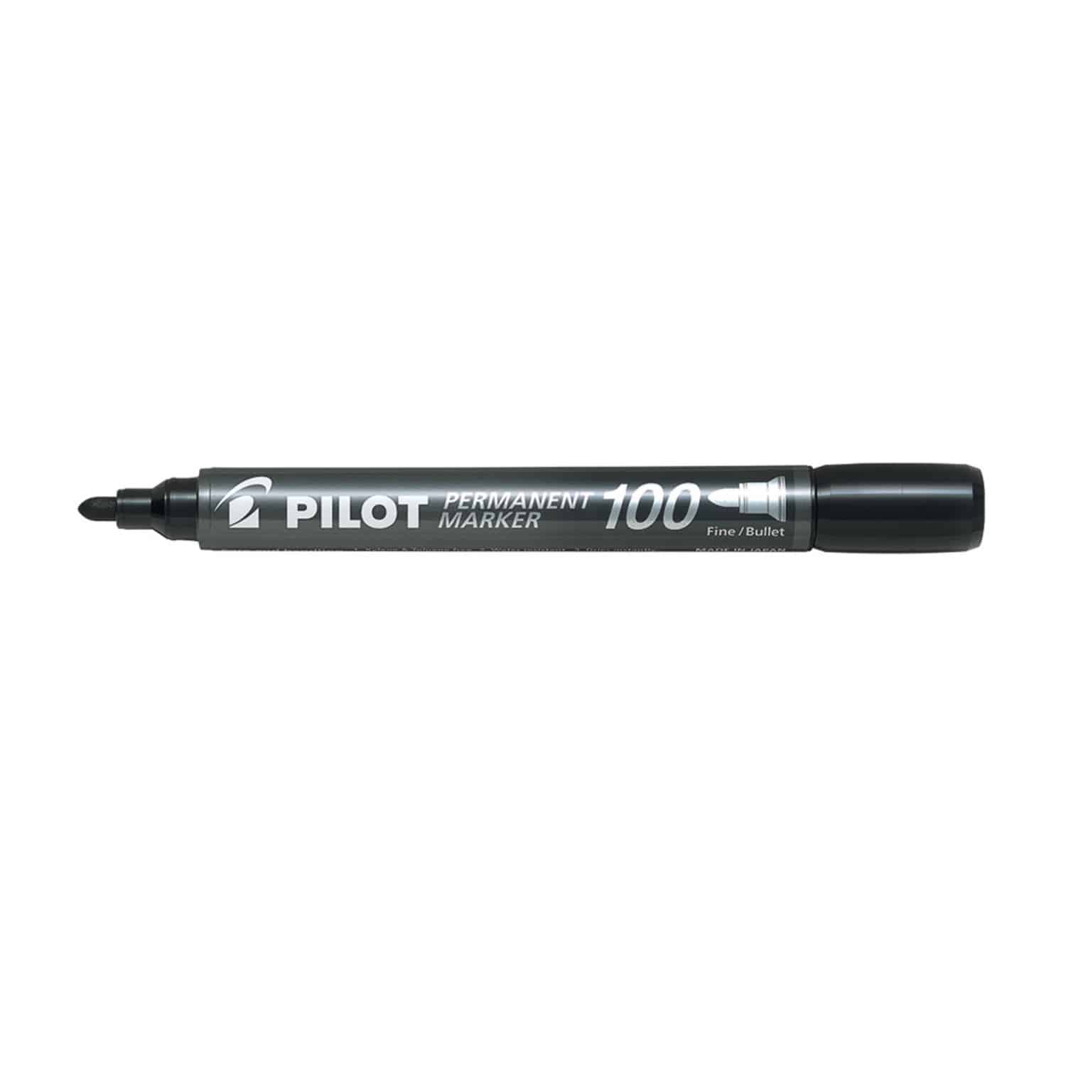 Pilot SCA-100 Permanent Marker Bullet Black - Sold Each (12 per Box ...