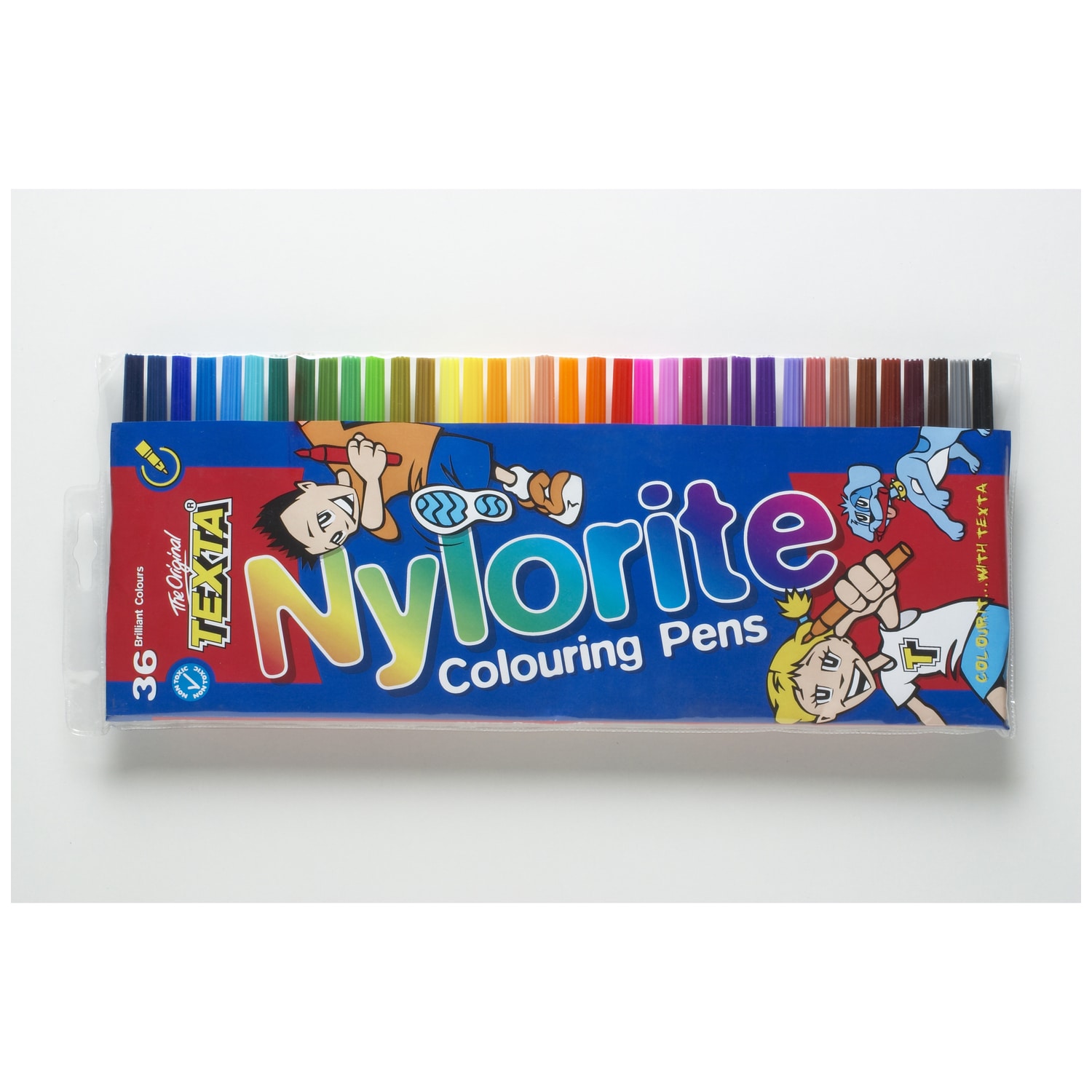 Texta Nylorite Colouring Marker Wallet 36 - Impact