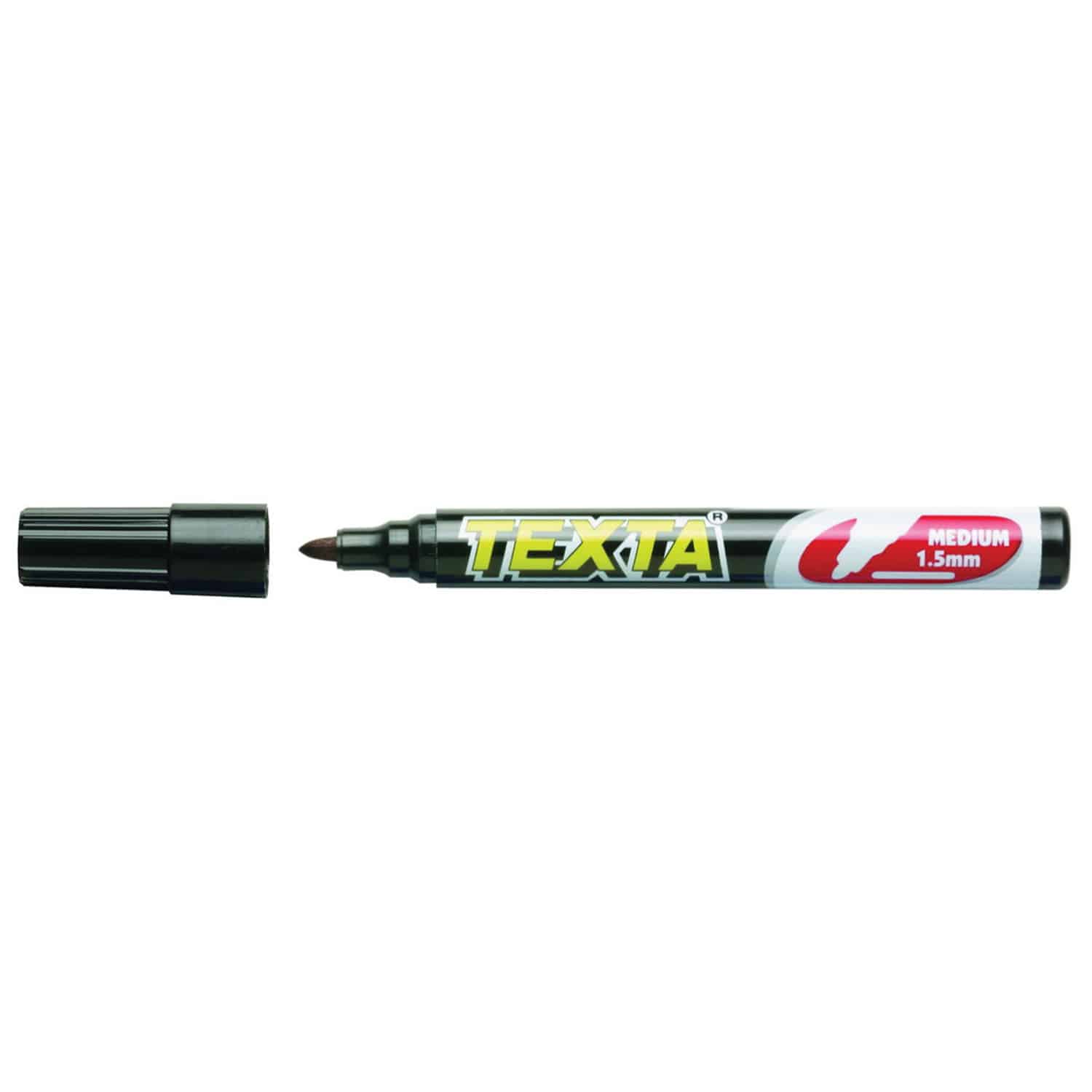 Texta Permanent Marker Bullet Tip 1.5mm Each TXB10 - Impact