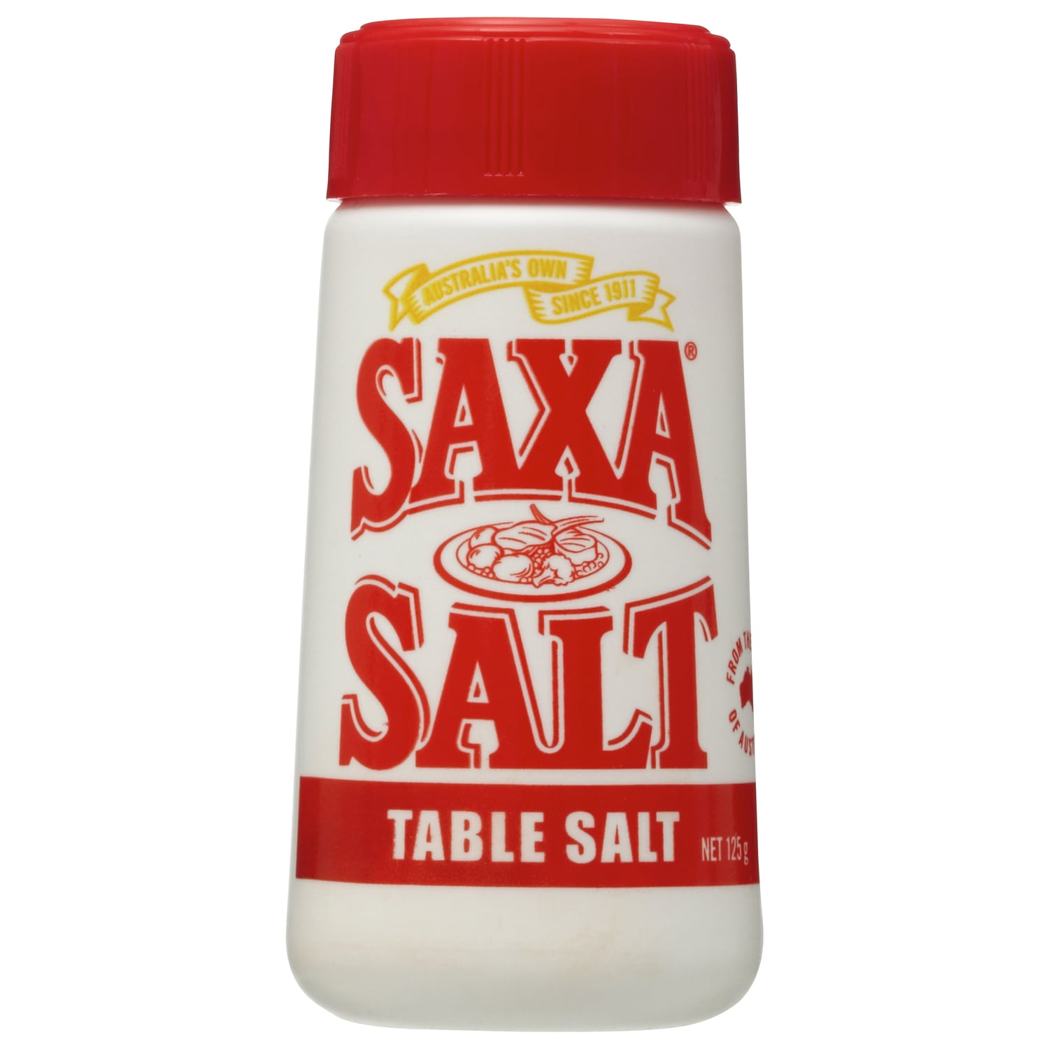 Saxa Salt 125gm Container Picnic Size - Impact