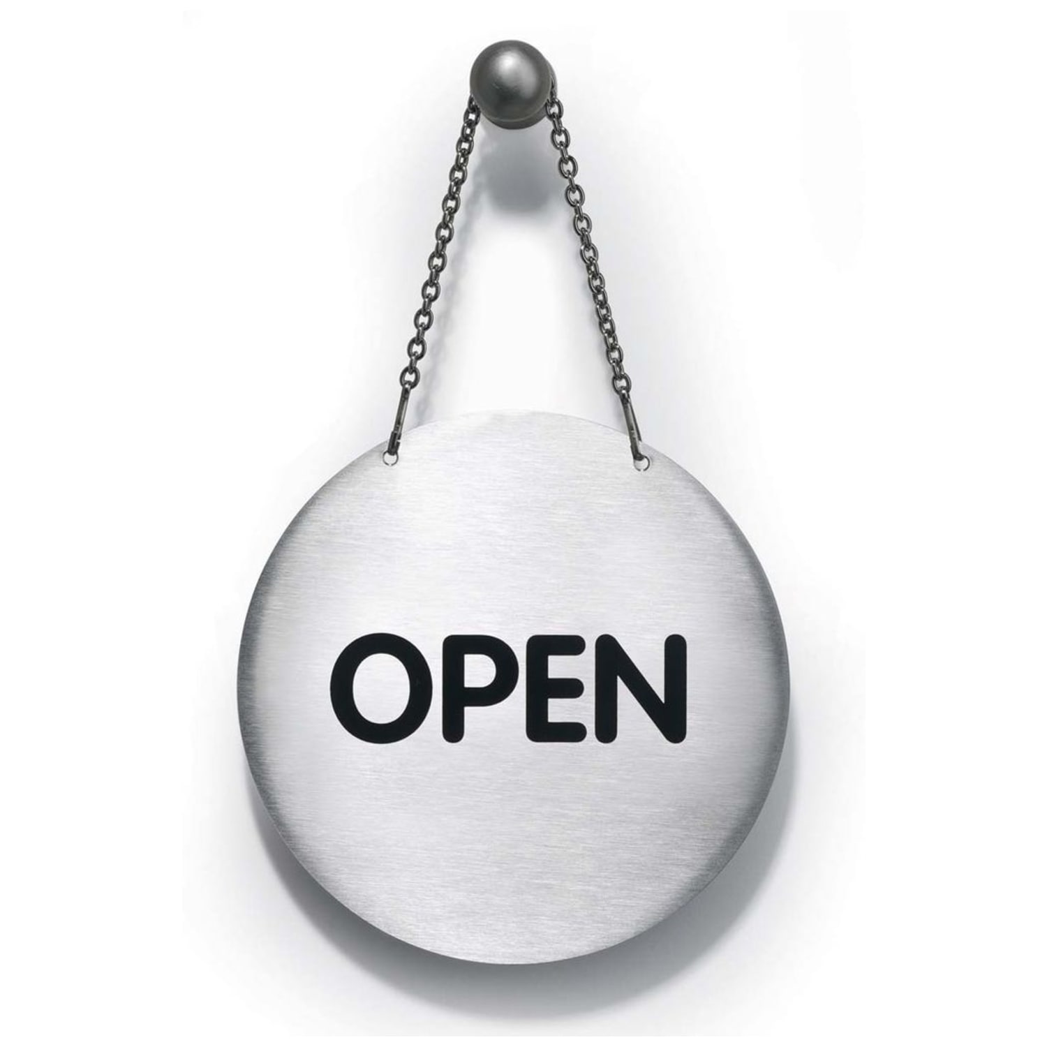 Durable Pictogram Sign Open/Closed Reversible With Chain 130mm - Impact