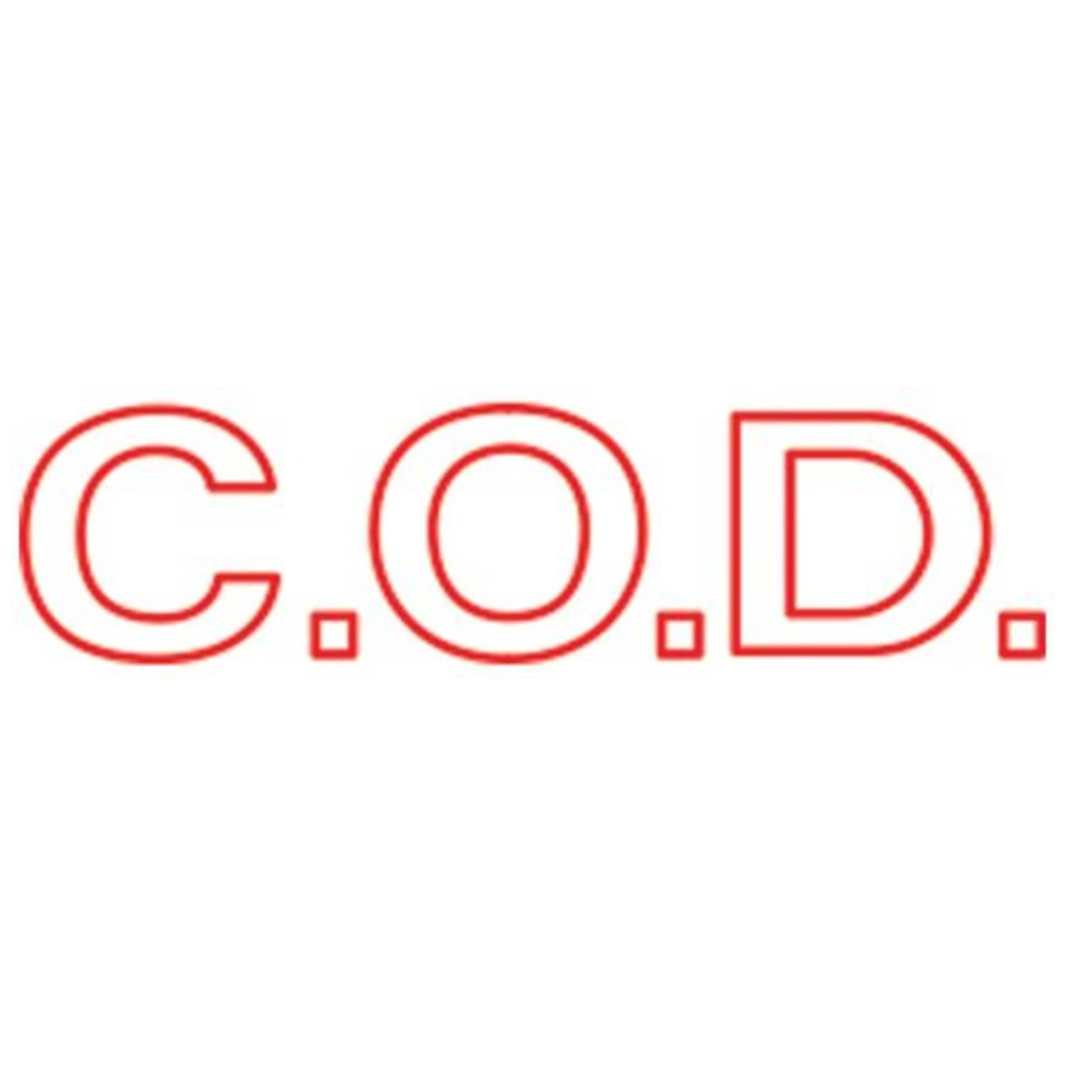 Shiny Self Inking Cod Red Stamp - Impact